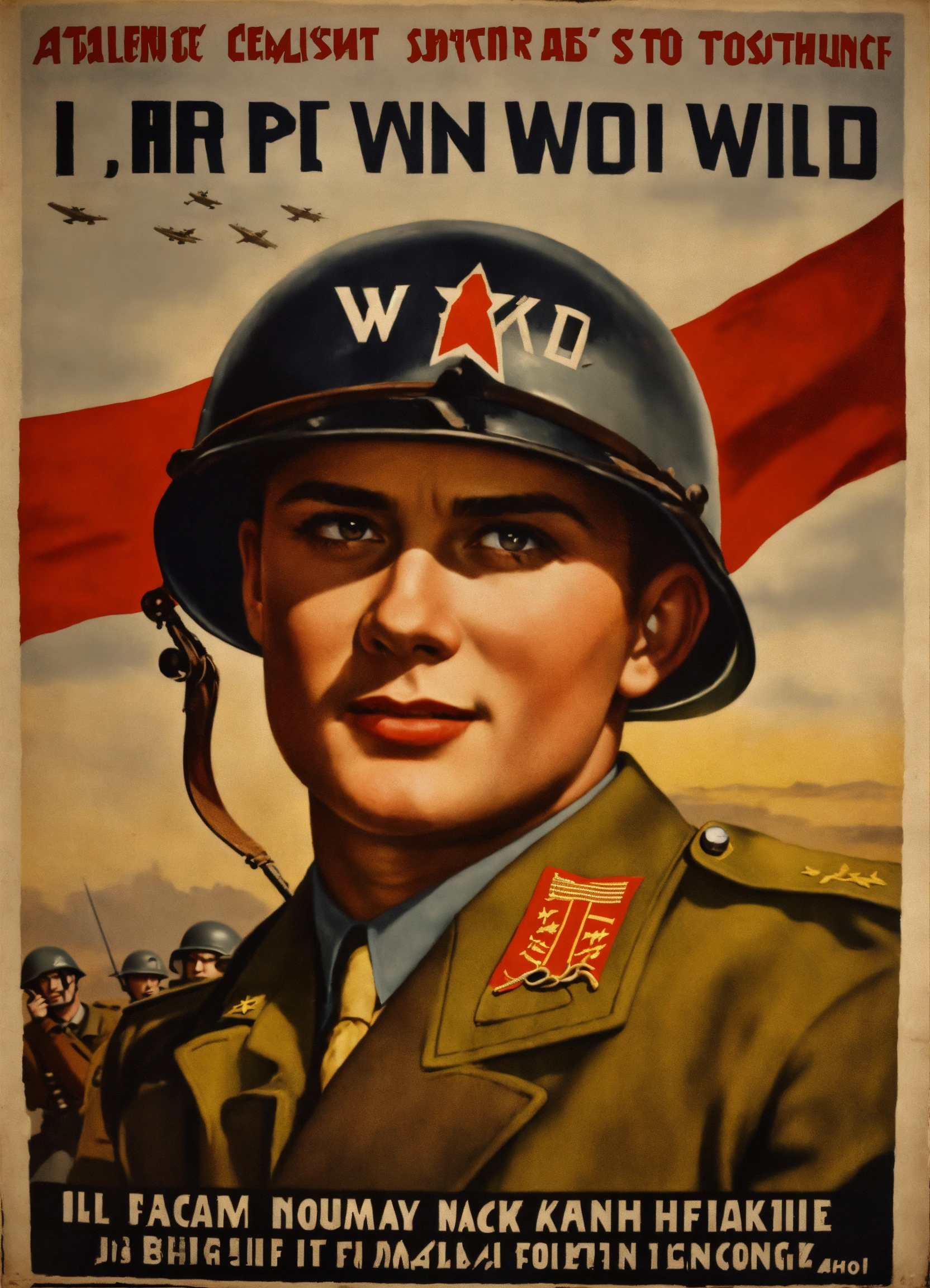 Lexica - A realistic WWII poster.
