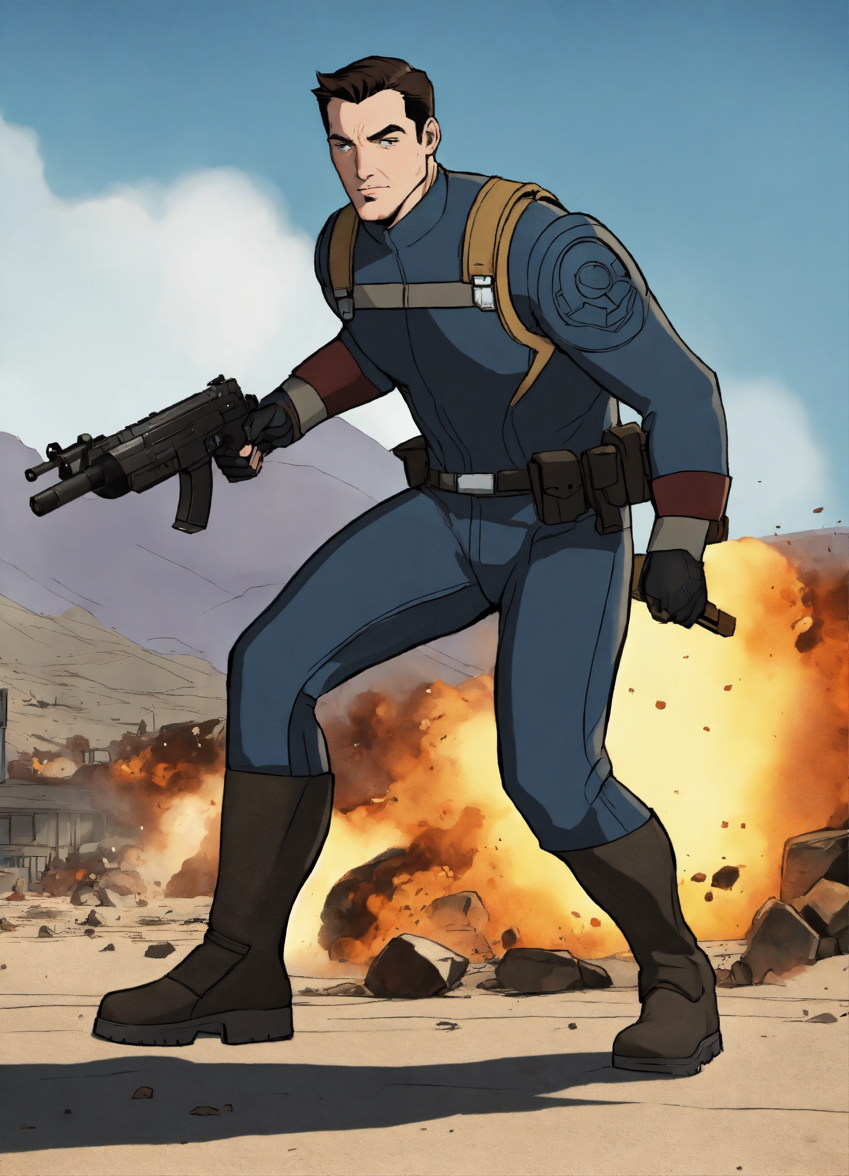 Lexica - Marvel animated Deke Shaw Jeff Ward in action from Agents of ...