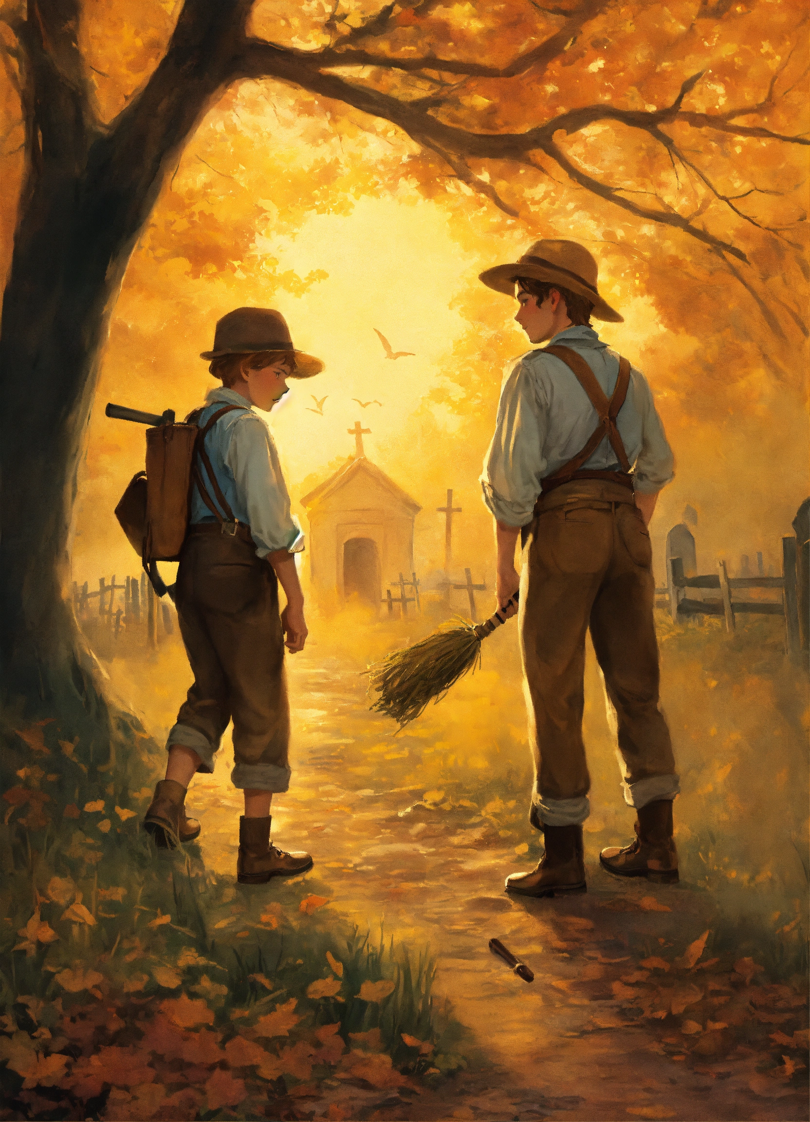 Lexica - Seven years old Tom and Huck Finn hunt for treasure in the ...