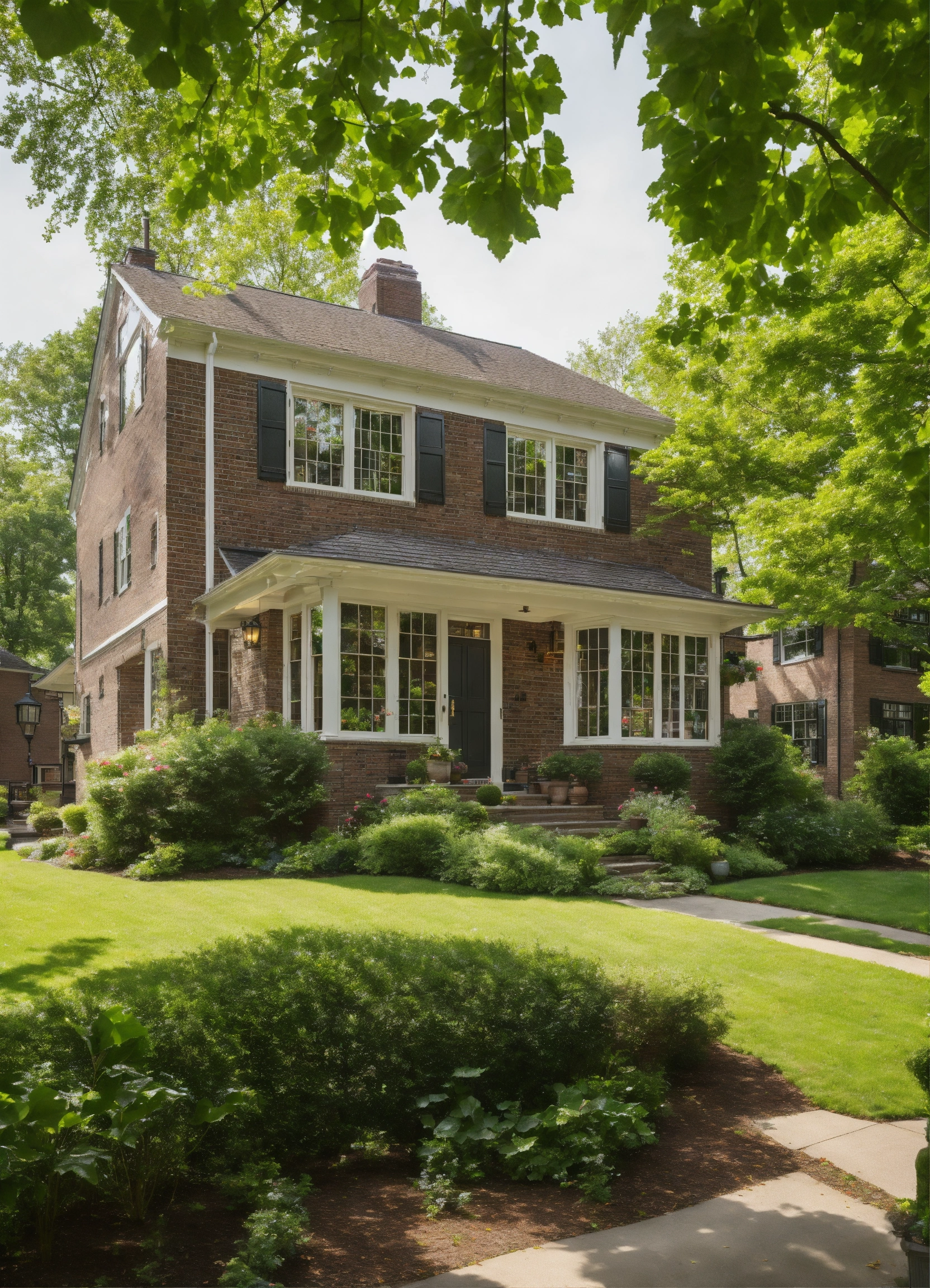 Lexica - 1920s dutch colonial style house in Shaker Heights exterior