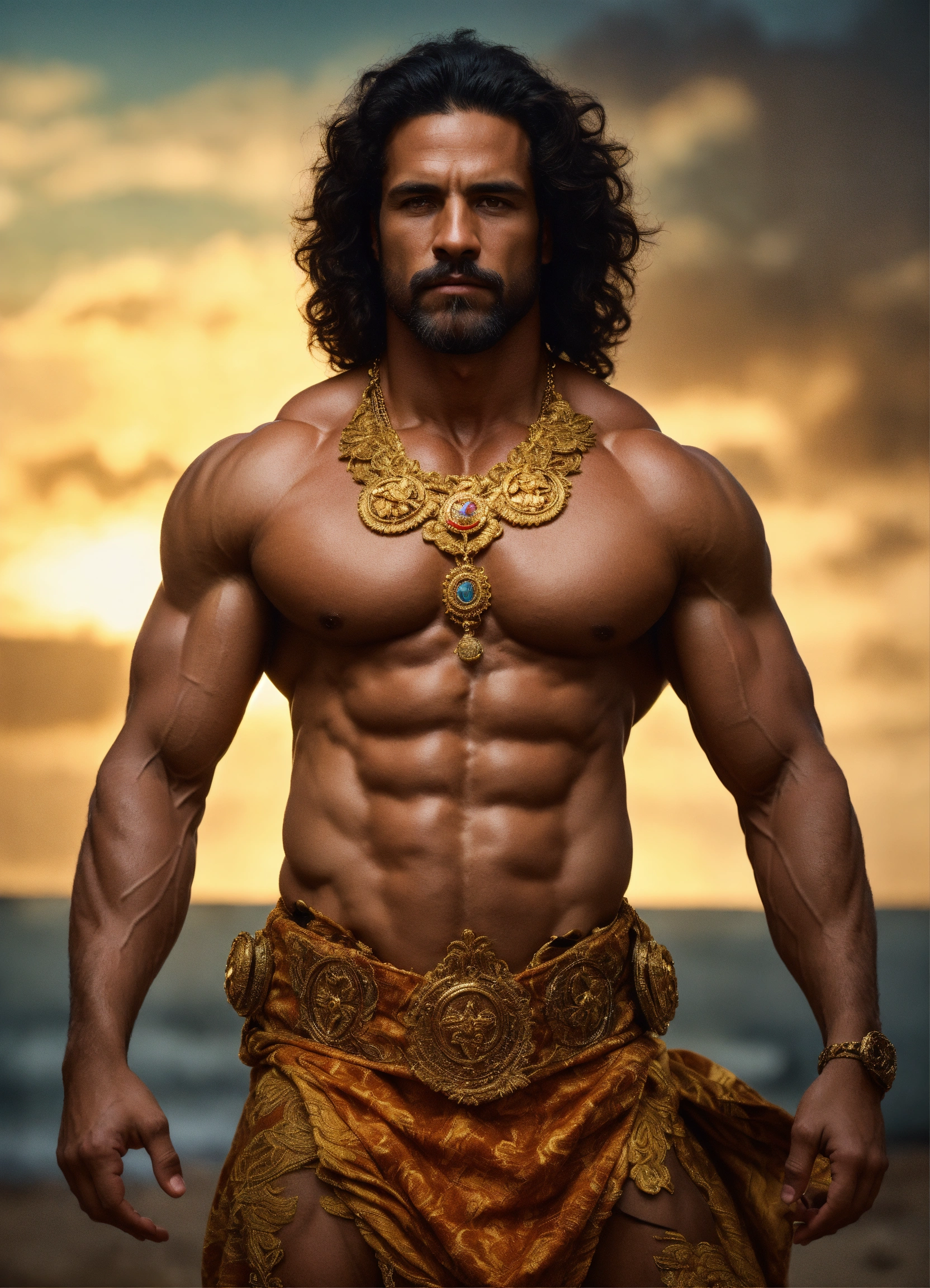 Lexica - Portrait of a stunningly beautiful middle age puerto rican ...