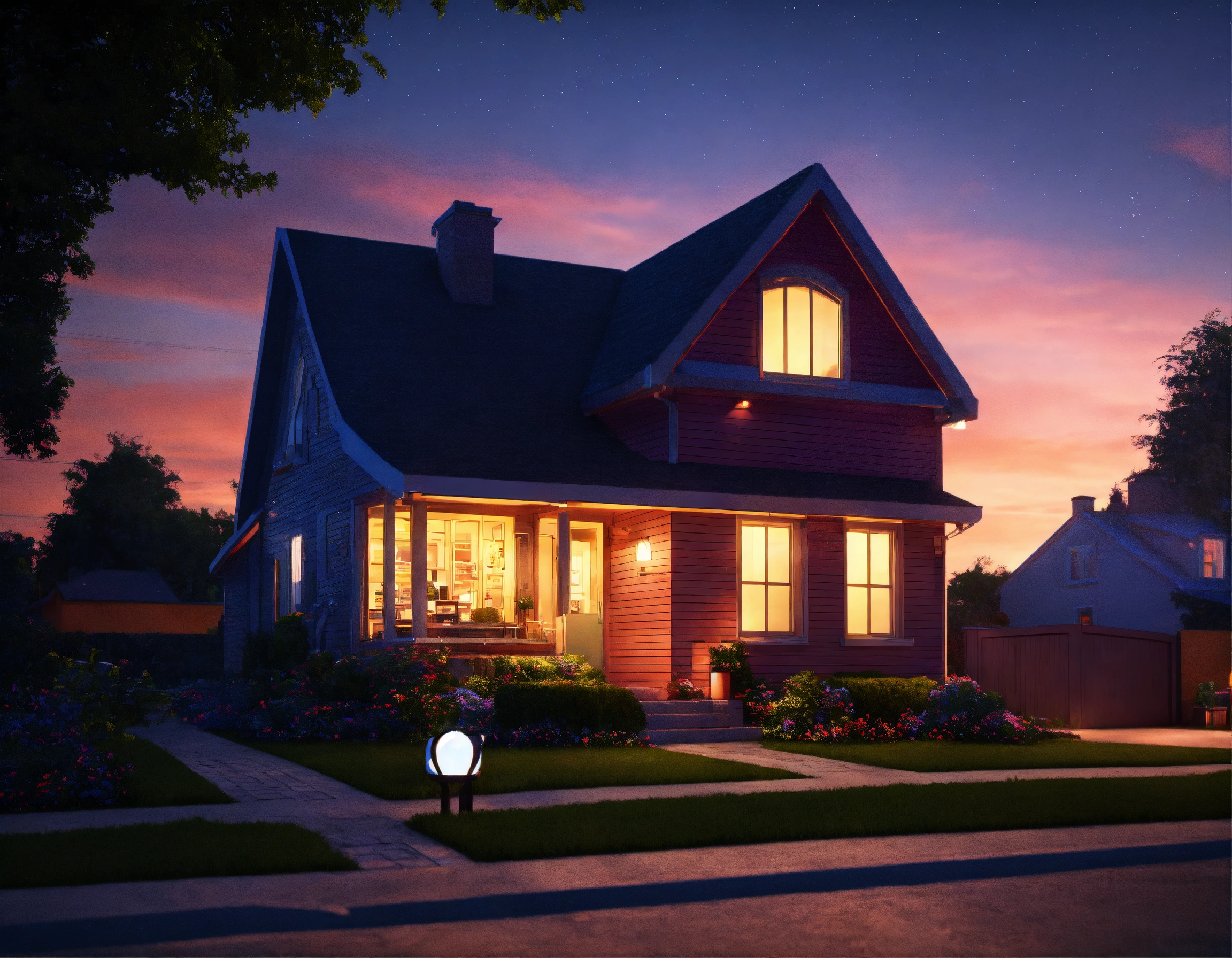 Lexica - CGI. 3D pixar house exterior. 80's style. less saturation ...