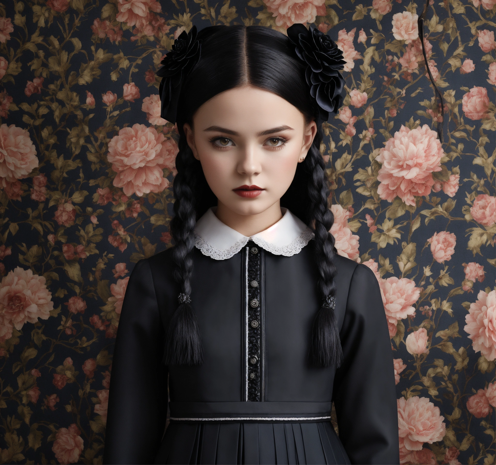 Lexica - Elaborate Gothic Wednesday Adams in an elegant and intricate ...