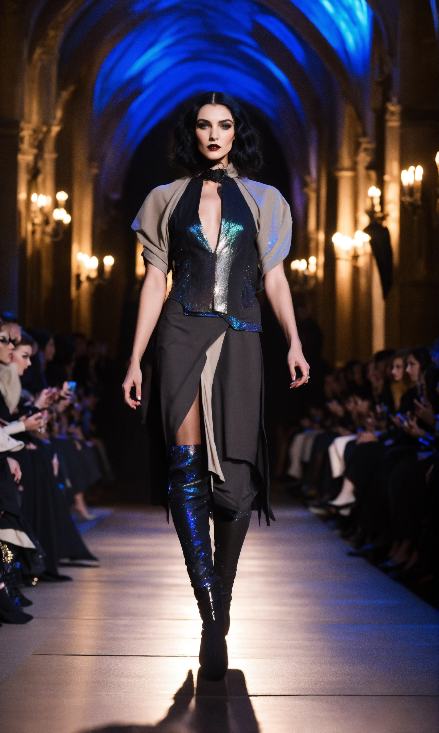 Lexica - Lothlorien androgynous royal vampire walking runway during ...
