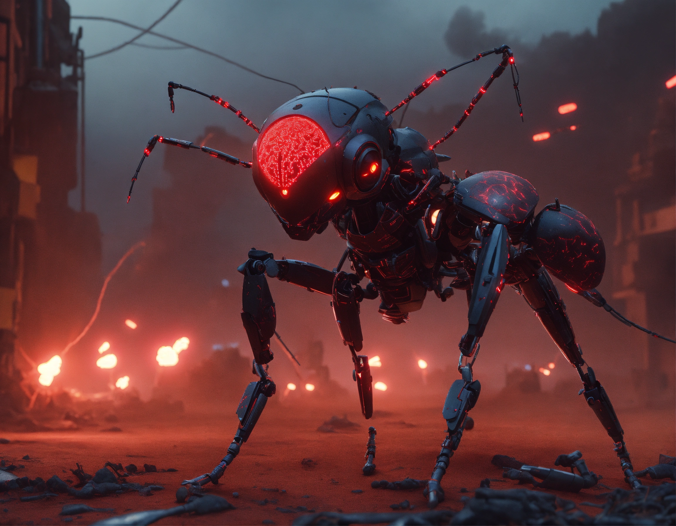 Lexica - Zoom out scene of 4 leg 2 arm comical sarcastic funny standing ...