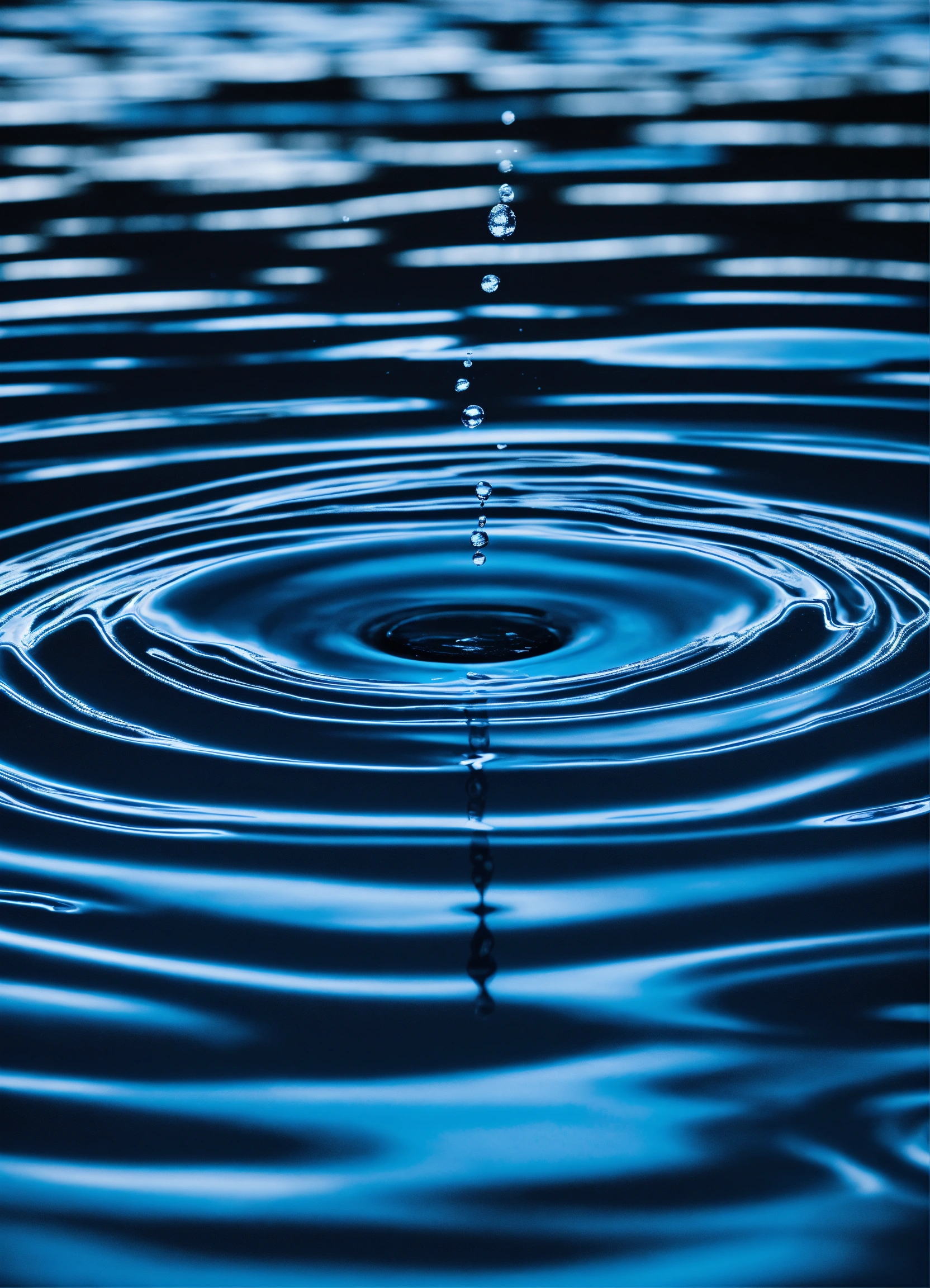 Lexica - Hyper realistic opaque blue abstract circular metallic frozen ...