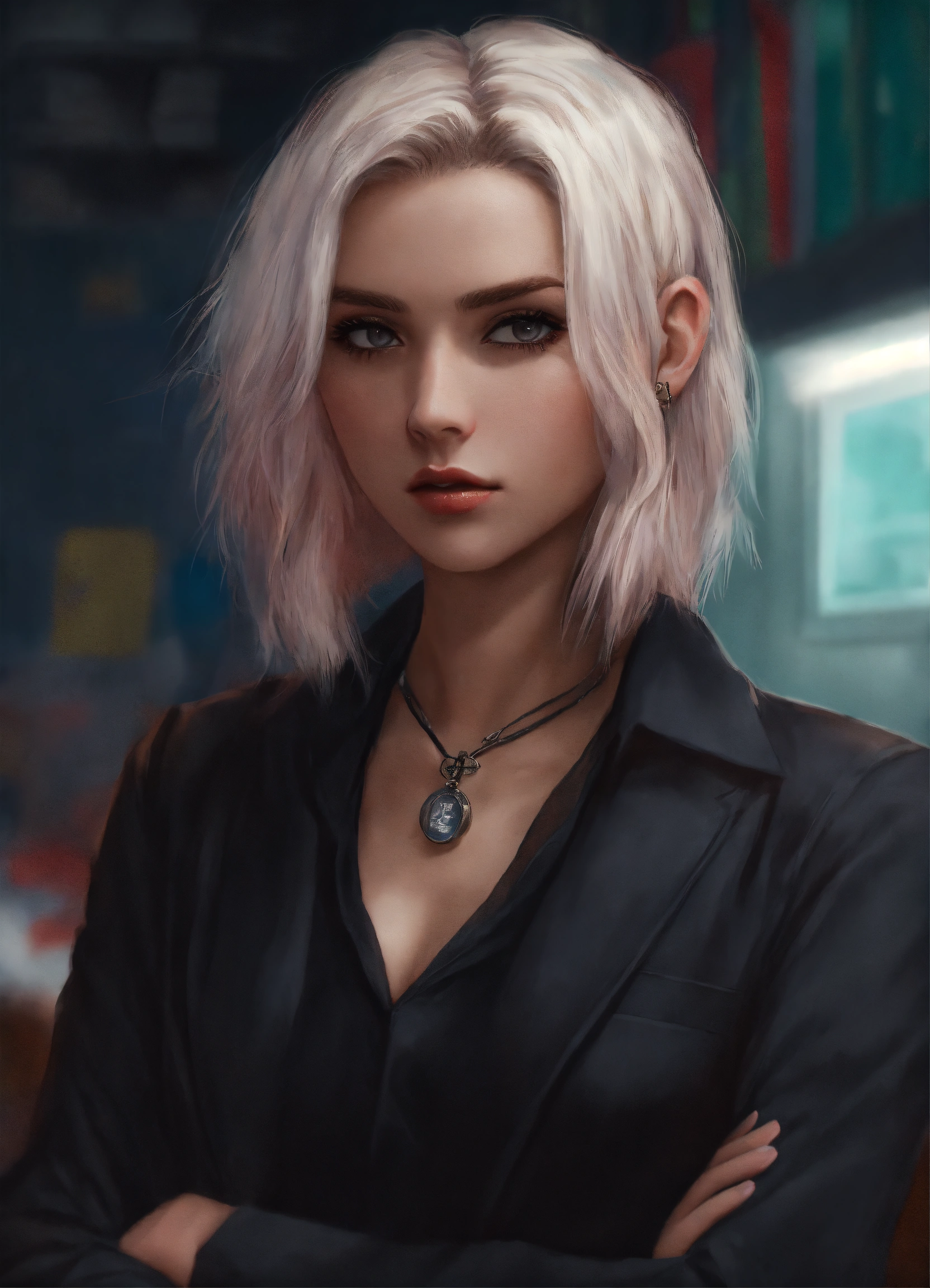 Lexica - Agent Tom, an 23 year old, goth, white female who works for a ...