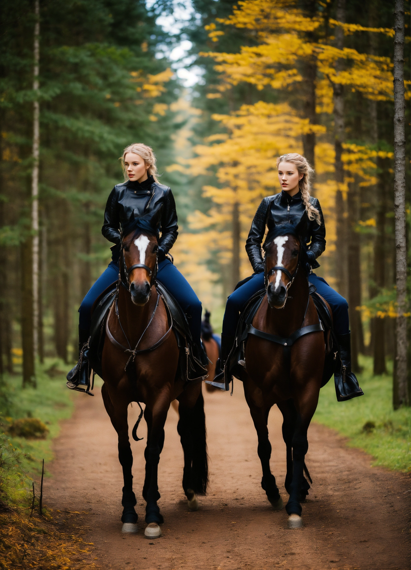 Lexica - Two 20 year old nordic female fashion bloggers wearing a black ...