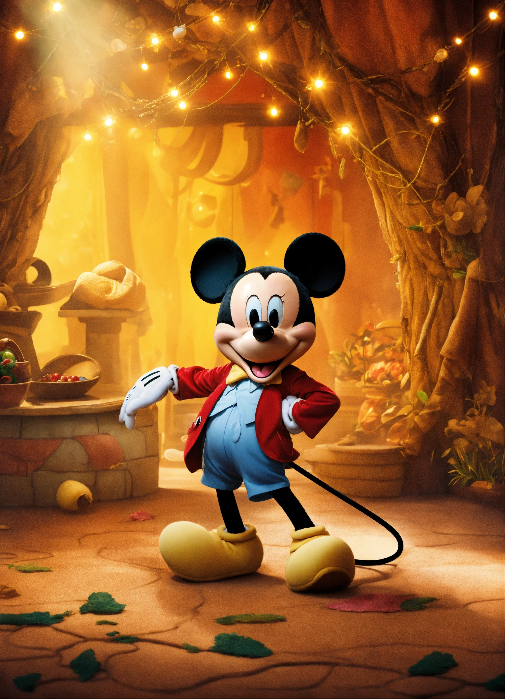 Lexica - Disney's beloved character Mickey Mouse savanna comedy musical.