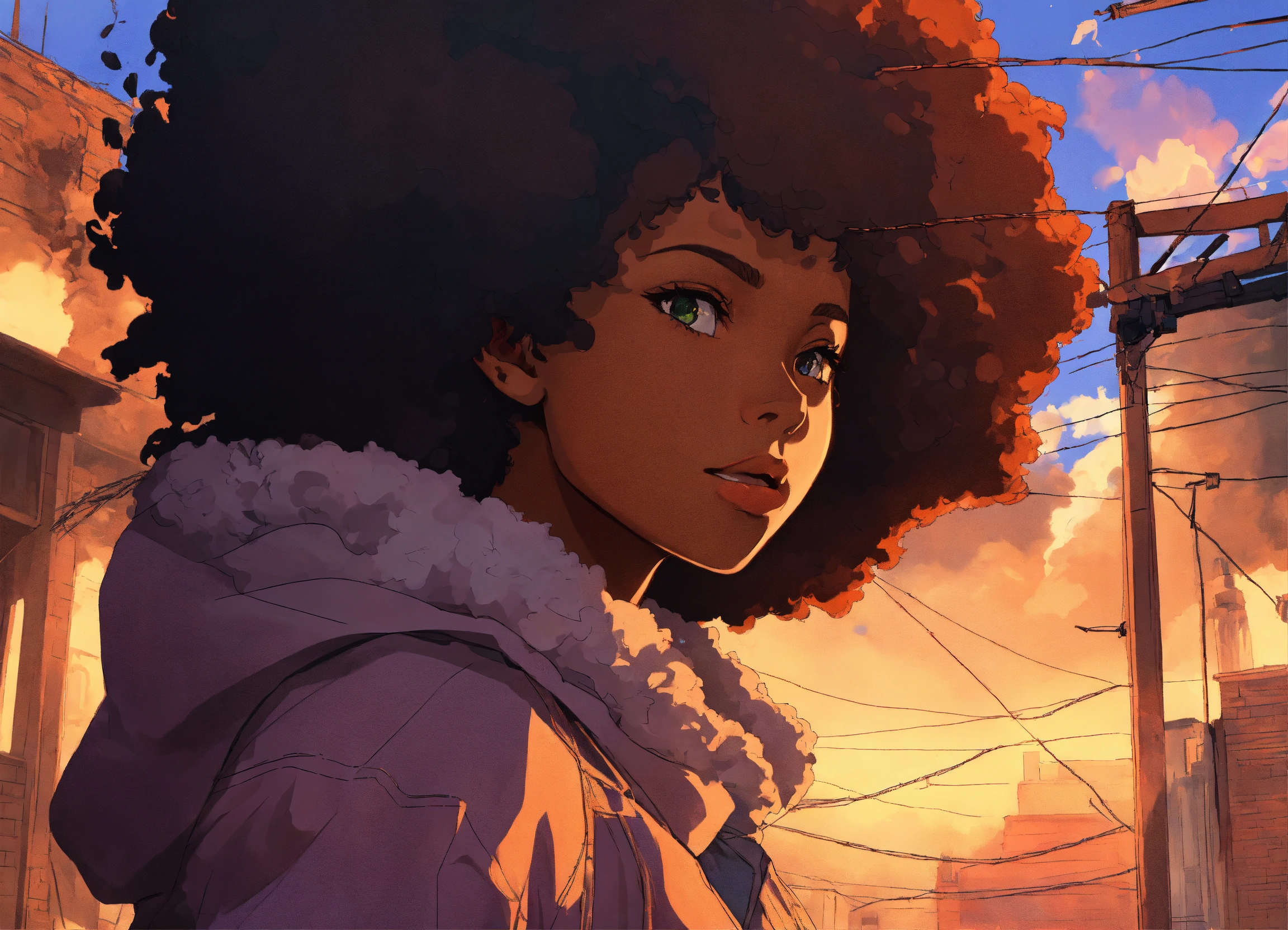 Lexica - Capture a stunning scene of colorful Moe Ghibli anime ...