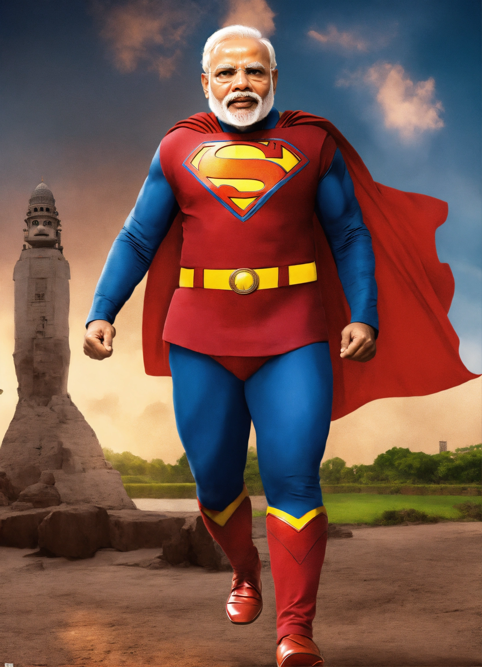 Lexica - Narendra Modi as Superman