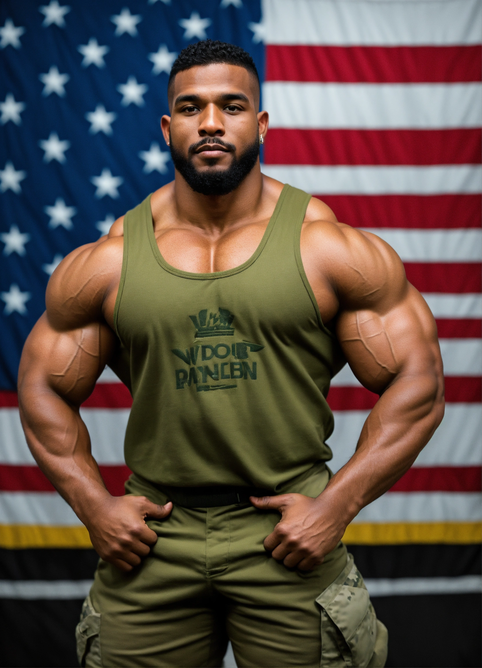 Lexica - 30-year-old Dominican man with big muscles, big bodybuilder ...