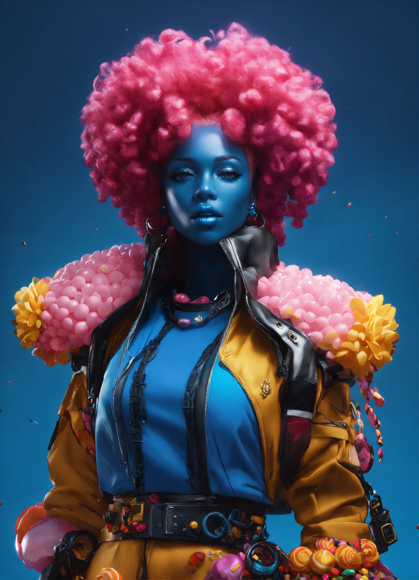 Lexica - Hyperrealistic. Black woman apex legend female character ...