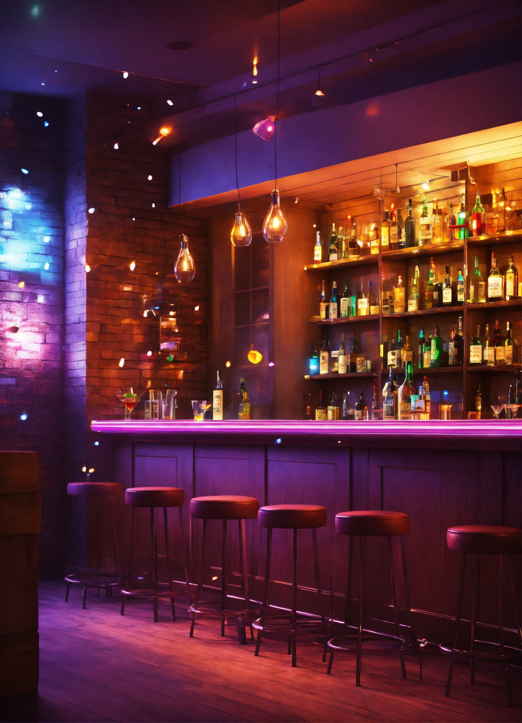 Lexica - Party bar background photorealistic