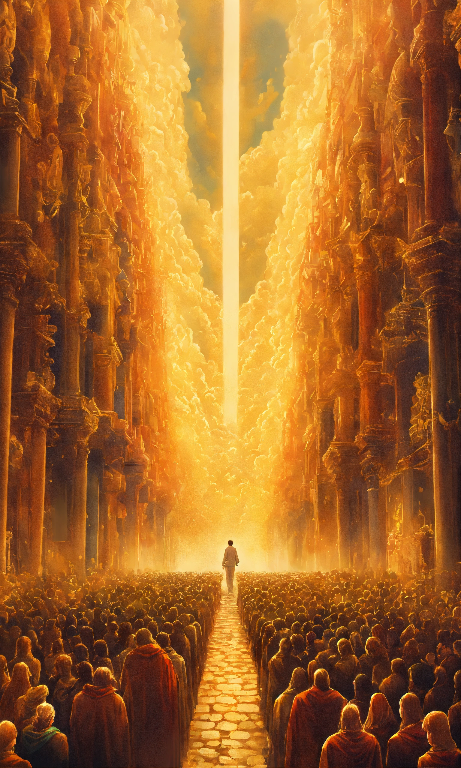 Lexica - Standing in the middle of a crowded path of souls looking to ...