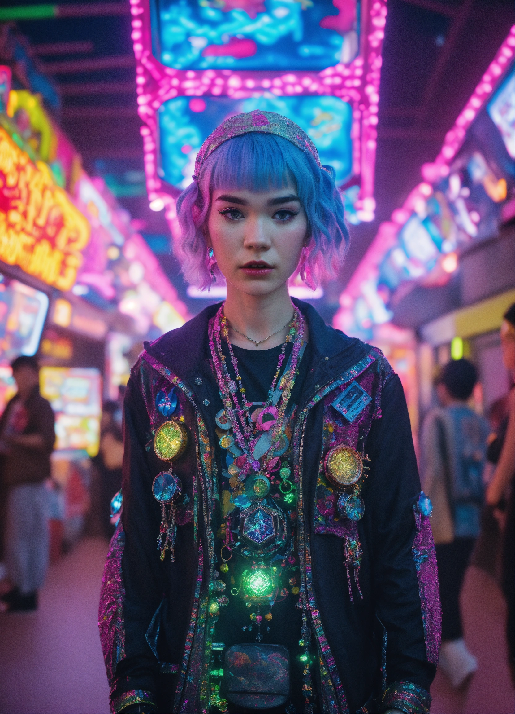 Lexica - I’m Photorealistic portrait of A diamond metal occult ...