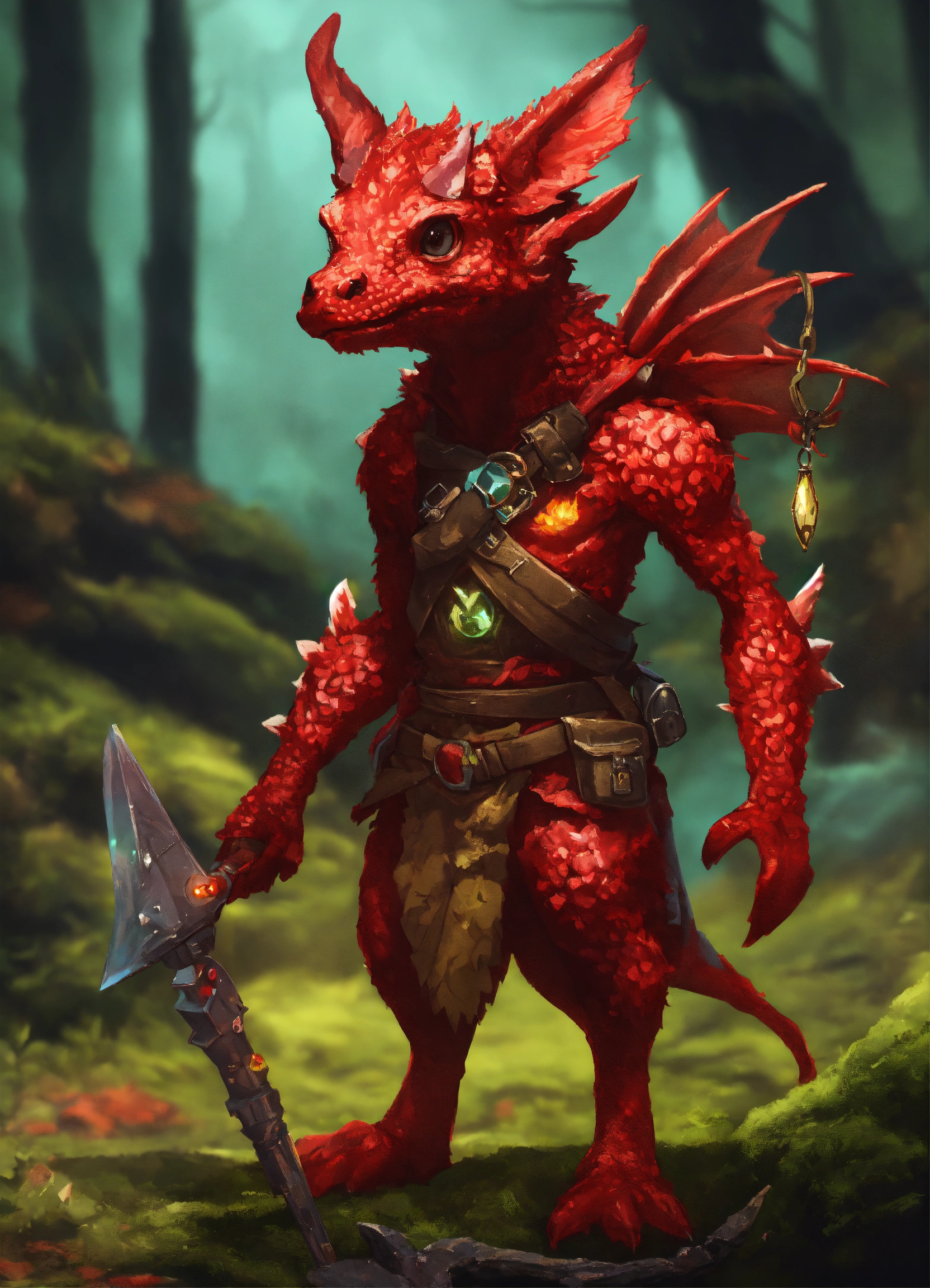 Lexica - Creature a tiny red Kobold
