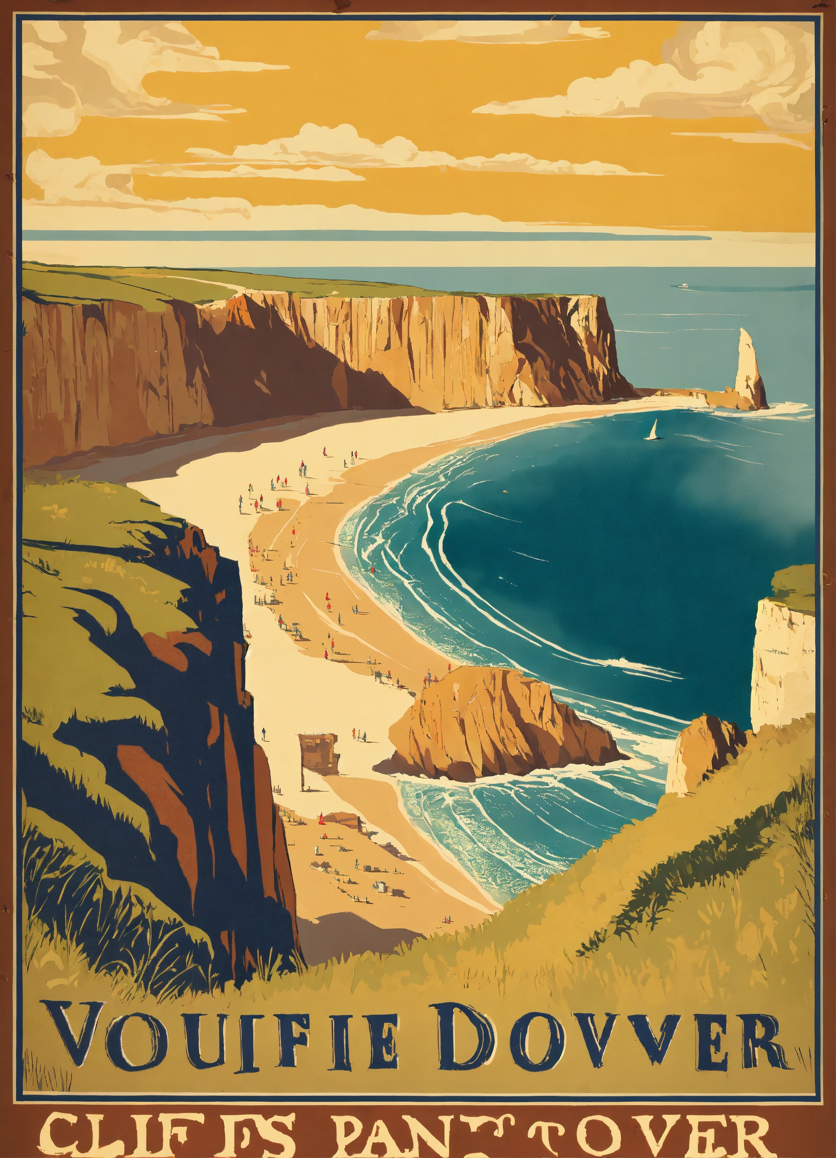 Lexica - Create a captivating background, Cliffs of Dover in the ...