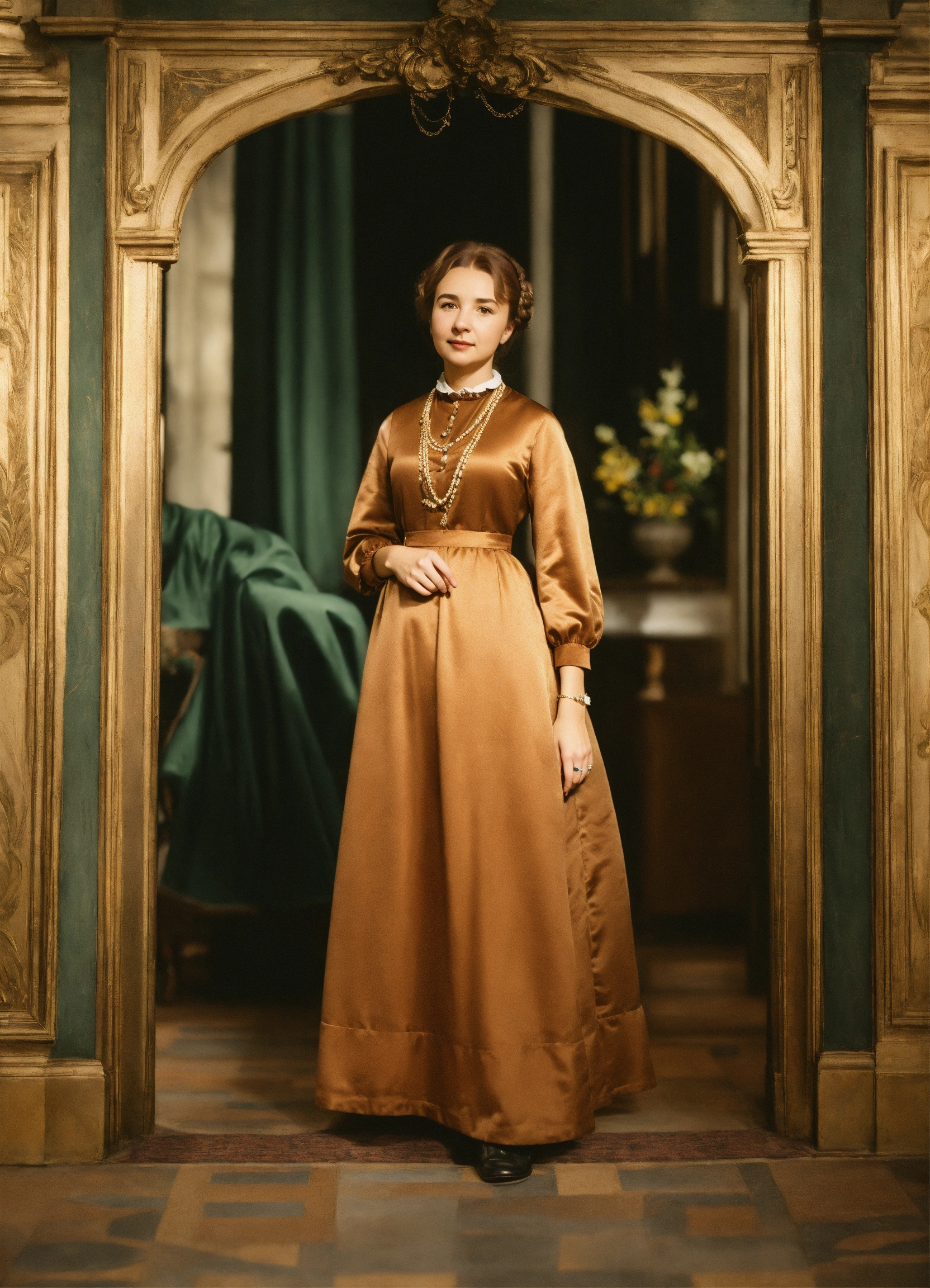 Lexica - Young lady hellen keller full body