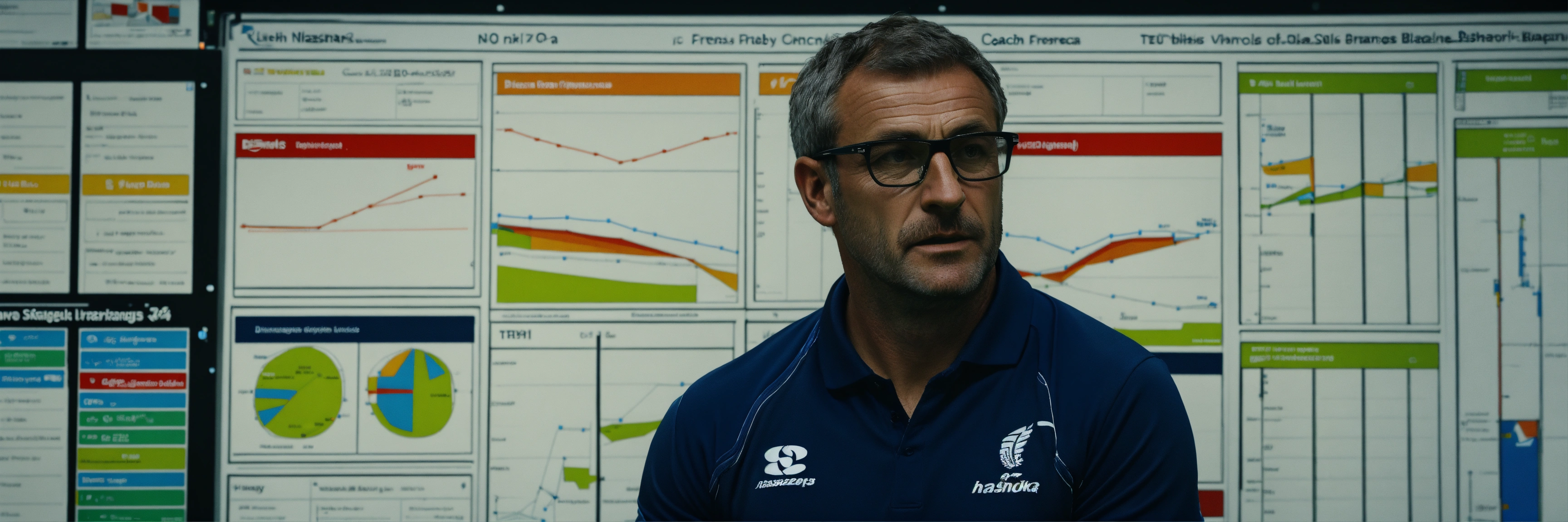 Lexica - Portrait of a french rugby coach wearing a pair of oversized ...