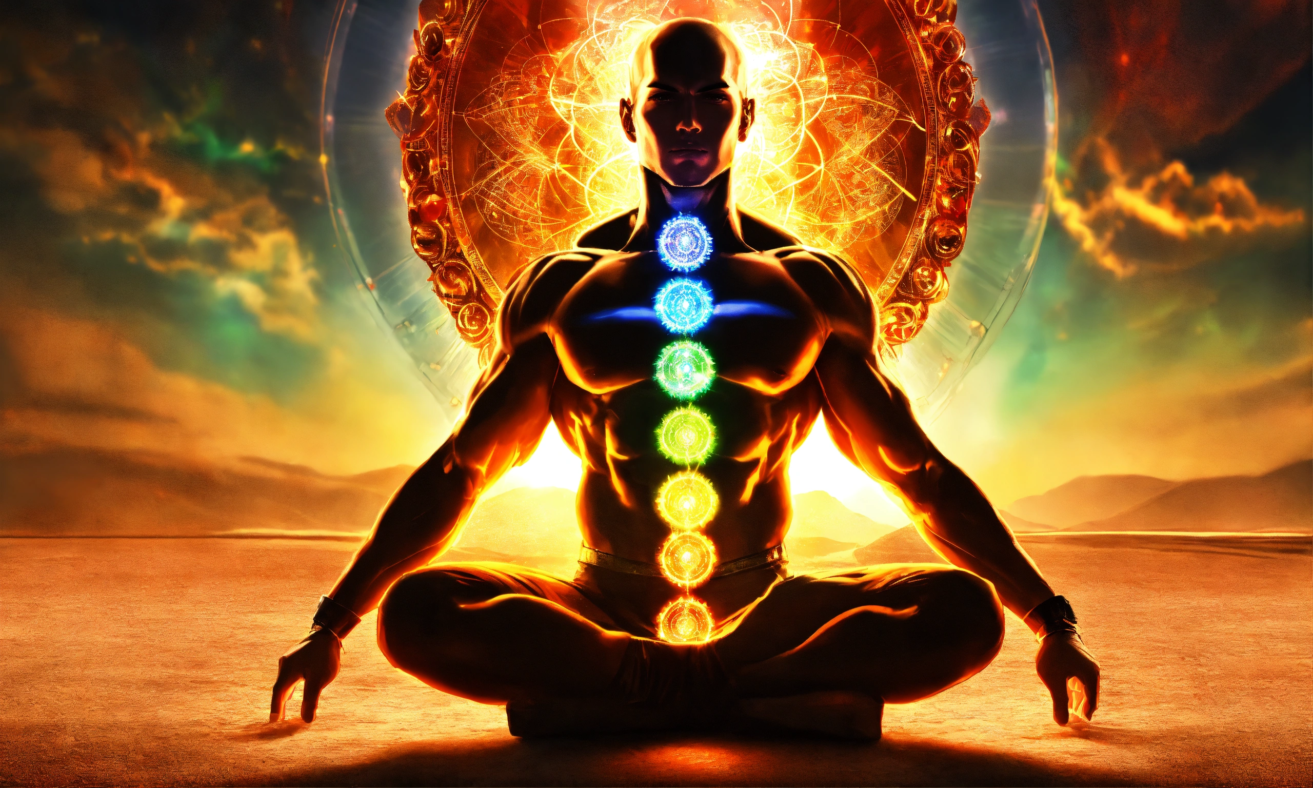 Lexica - Powerful superhuman with his body attracting good energy ...
