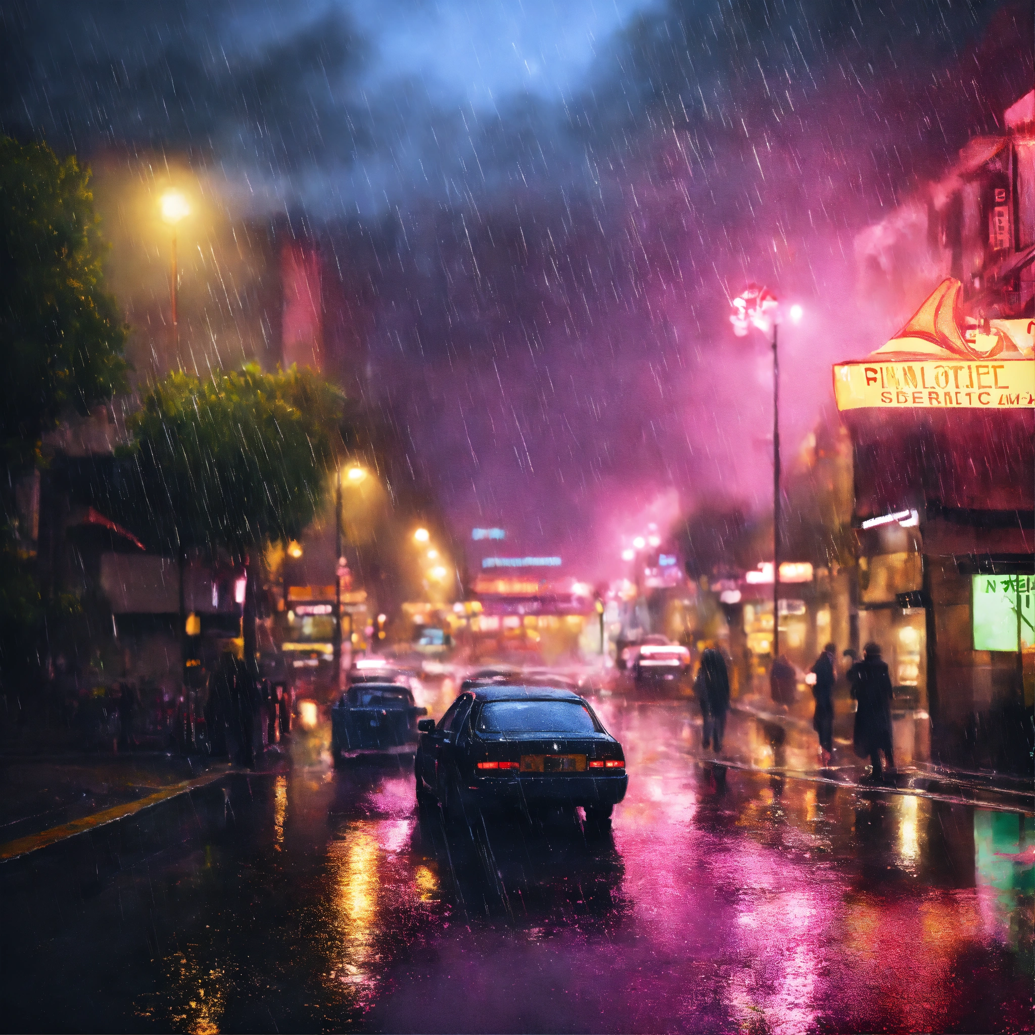 Lexica - Cinematic rain