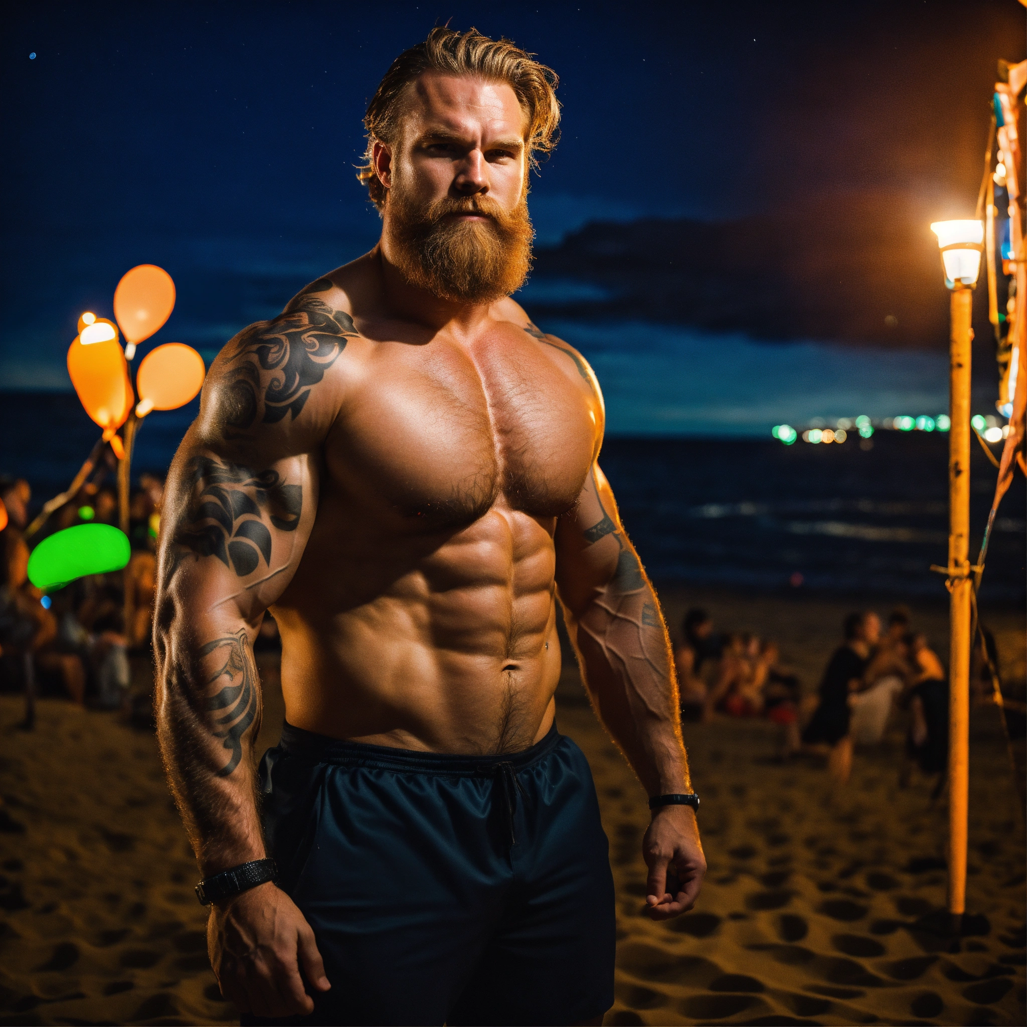 Lexica - 30-year-old hairy Icelandic man with big muscles, big ...