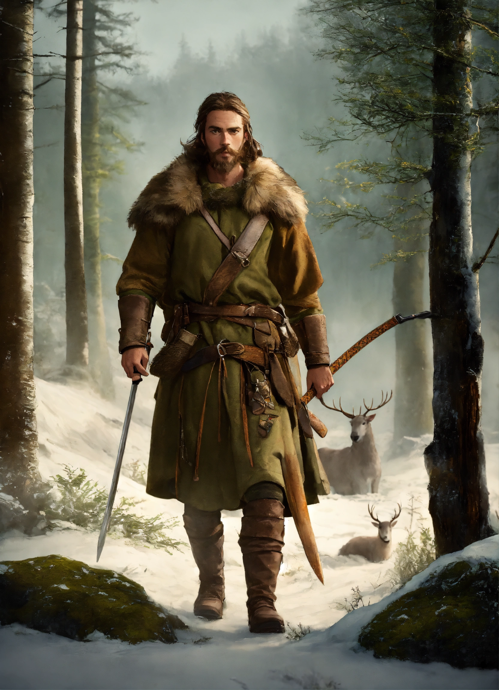 Lexica - Anglo saxon hunter in an arctic forest