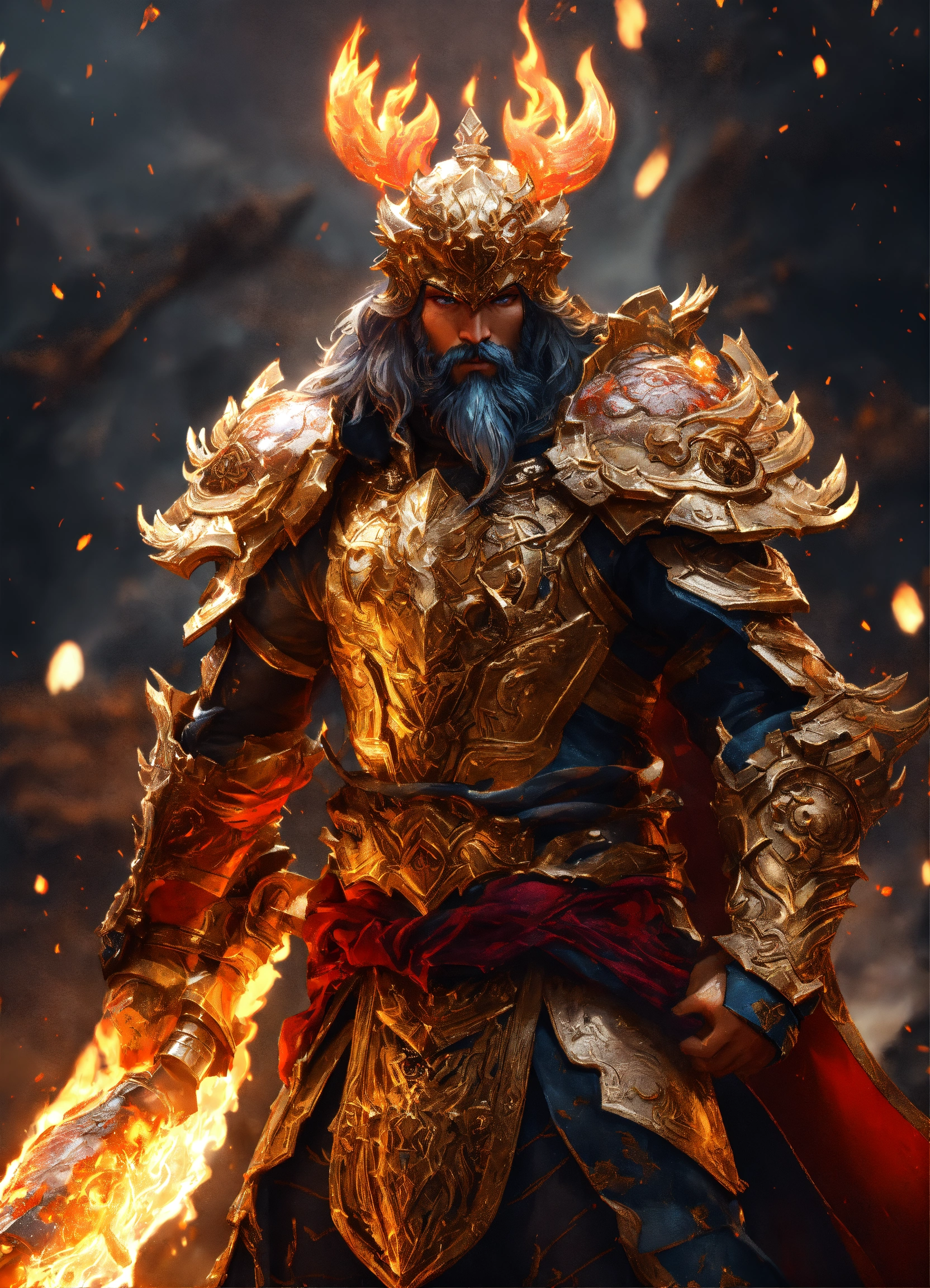 Lexica - "legendary fire god" fighting "legendary lightening god ...