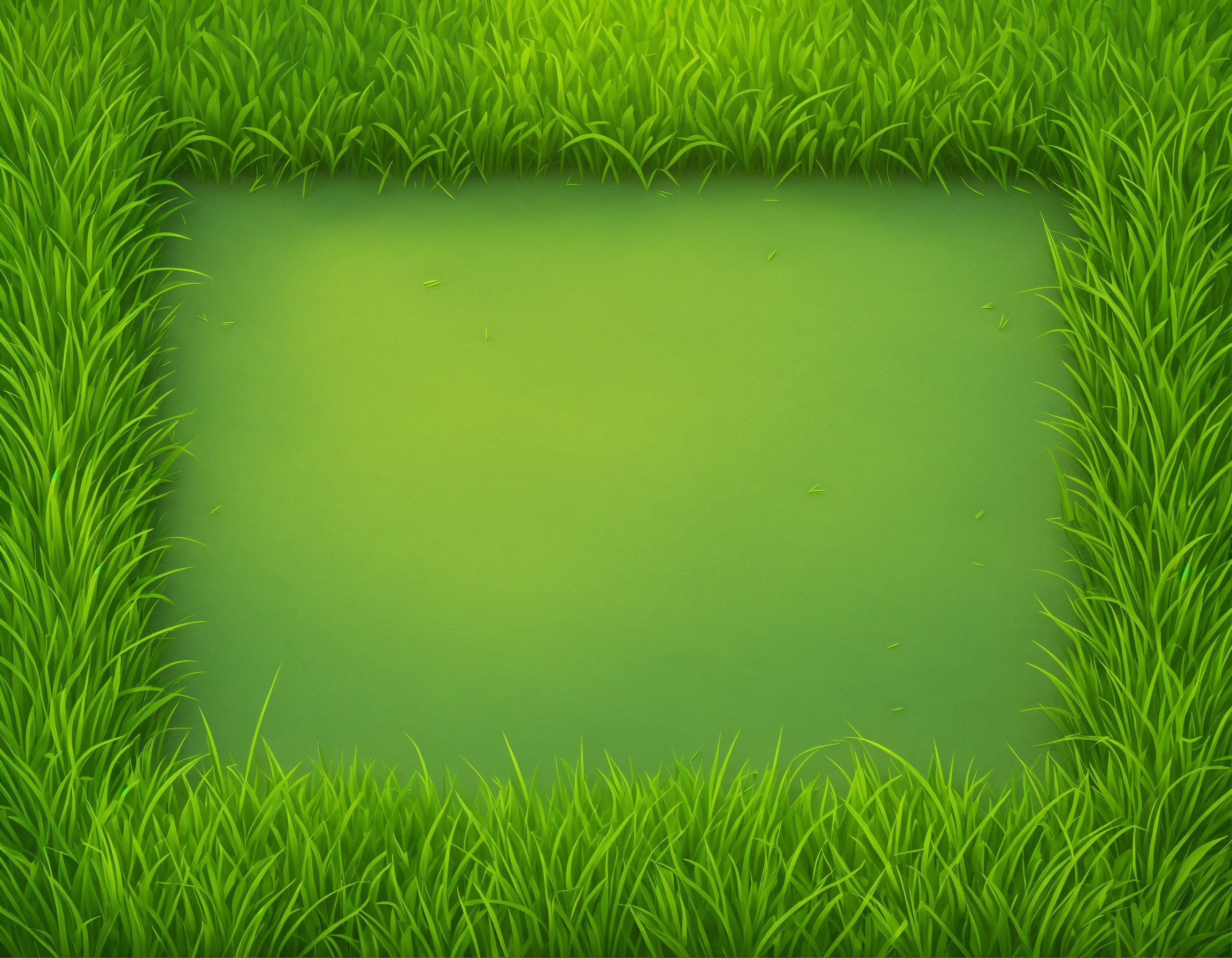 Lexica - Cartoon 2d grass, top-down view