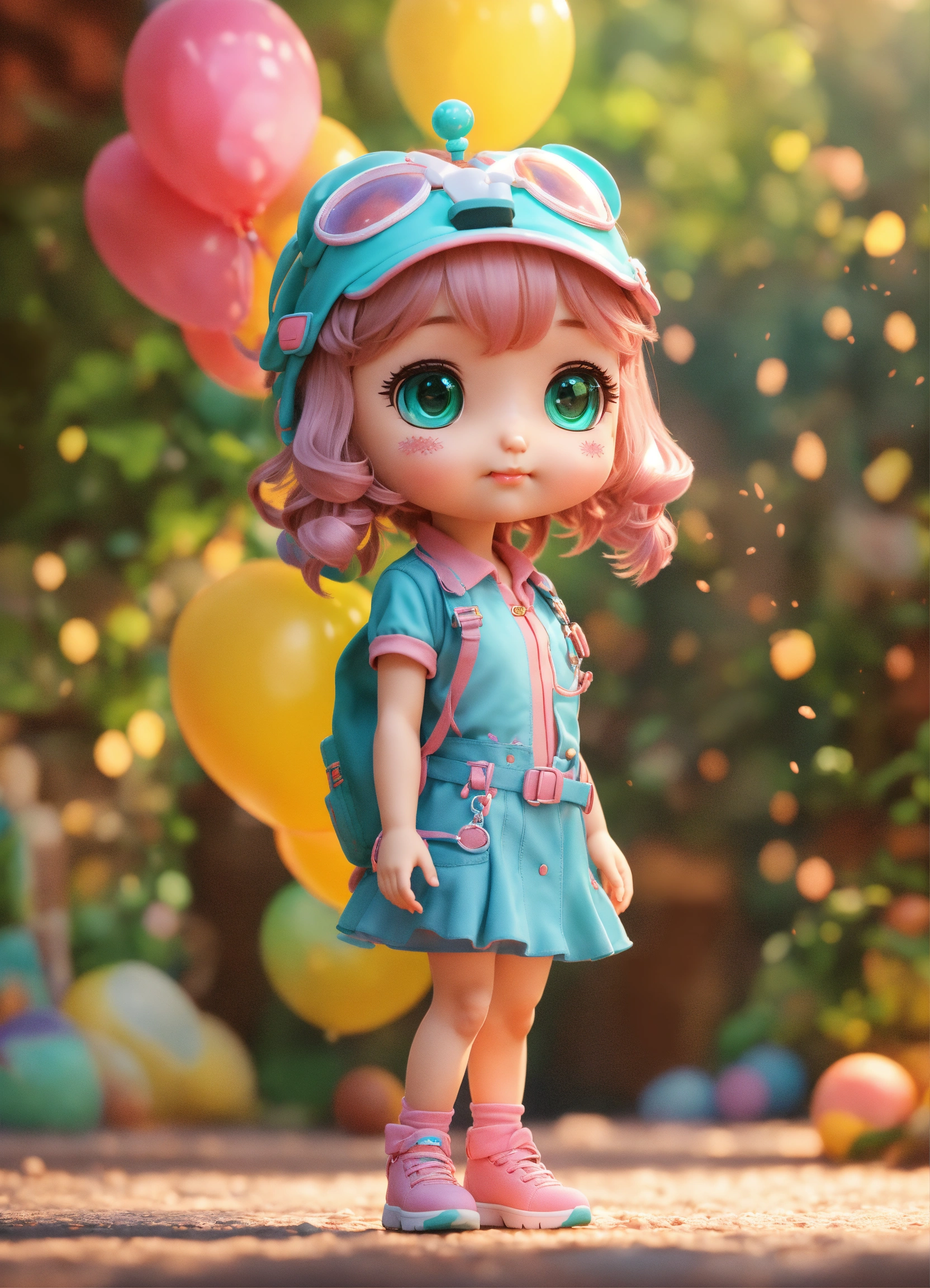 Lexica - 4d photographic image of full body image of a cute little ...