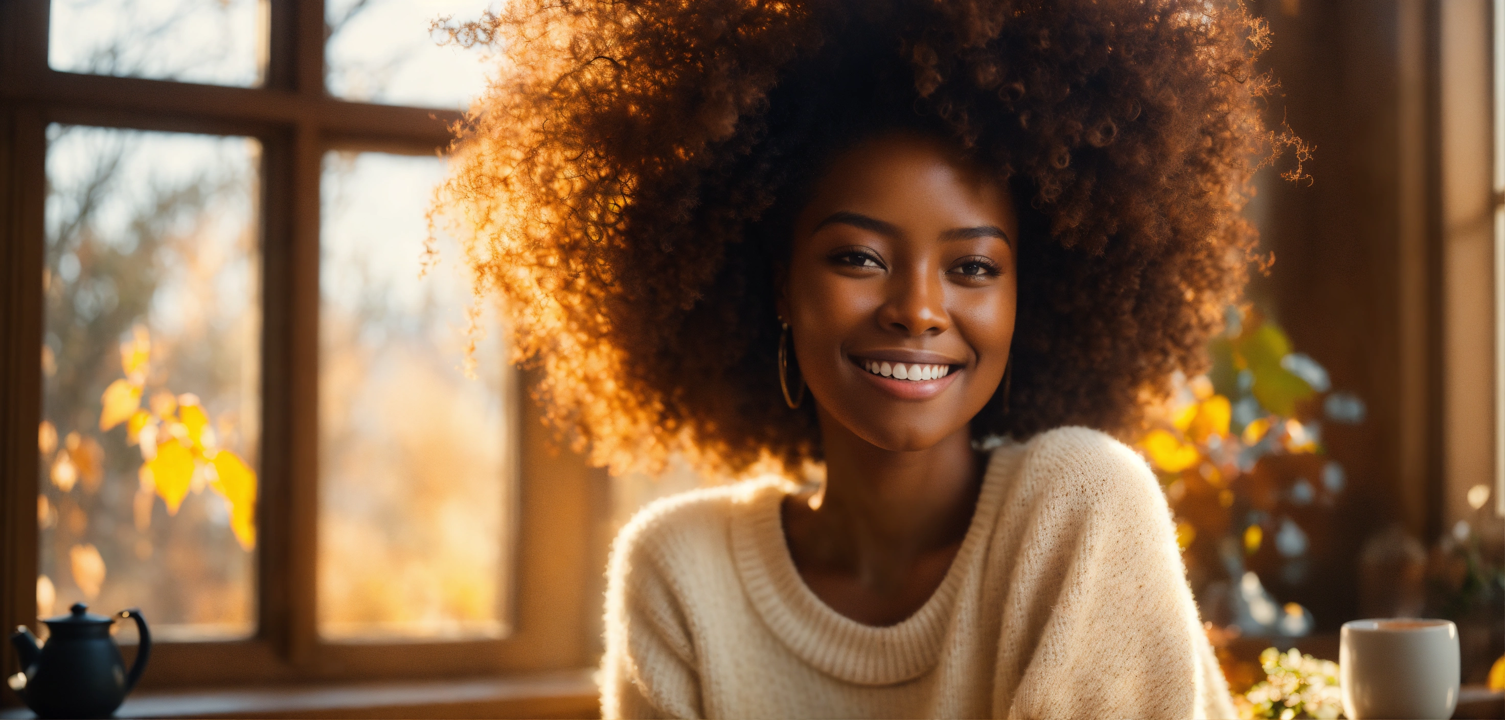 Lexica - Wide-angle shot, Beautiful Melanated woman, dark skinned ...