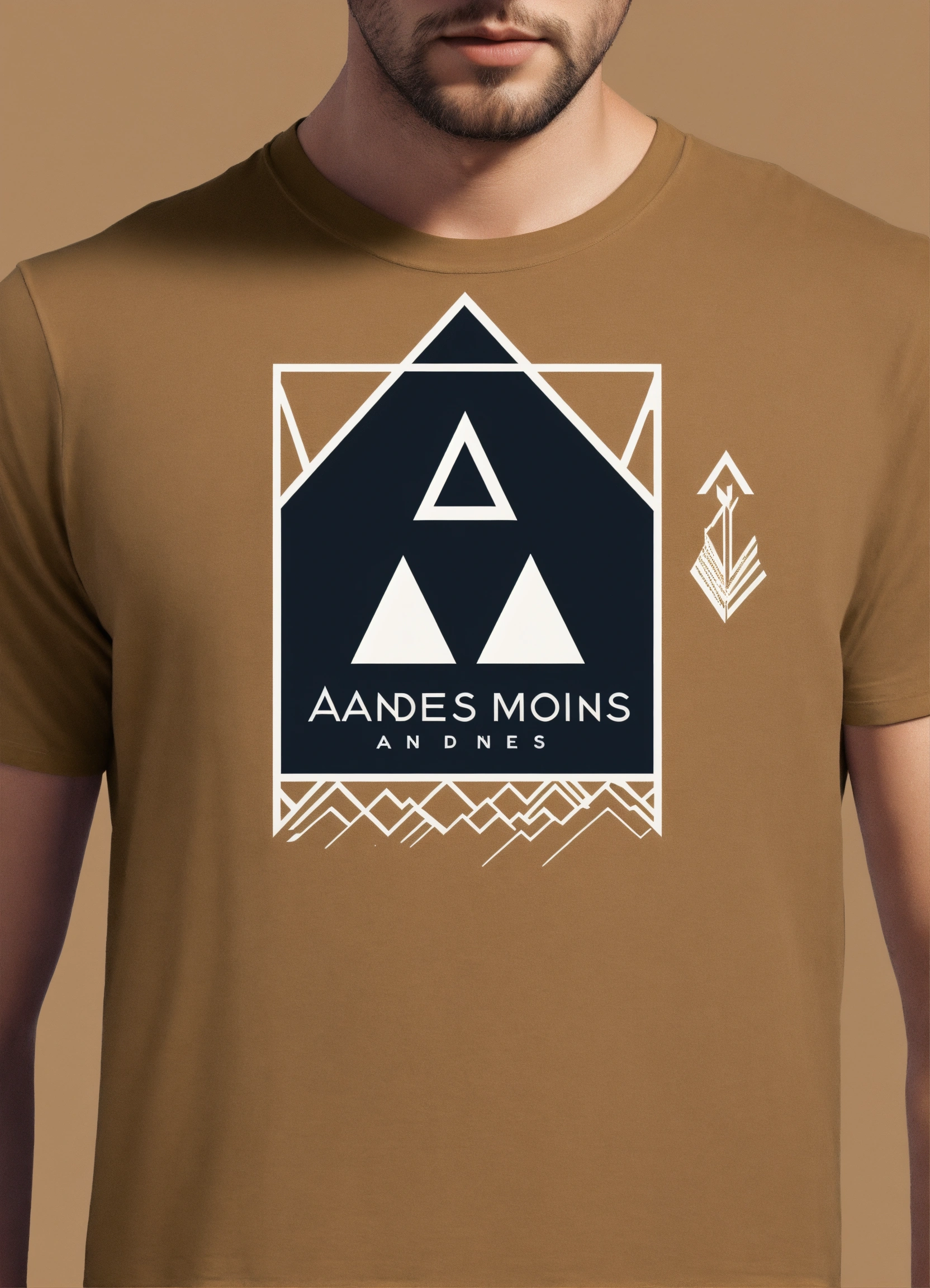 Lexica - I created t-shirts with the logo of a brand called "Andes Mons ...