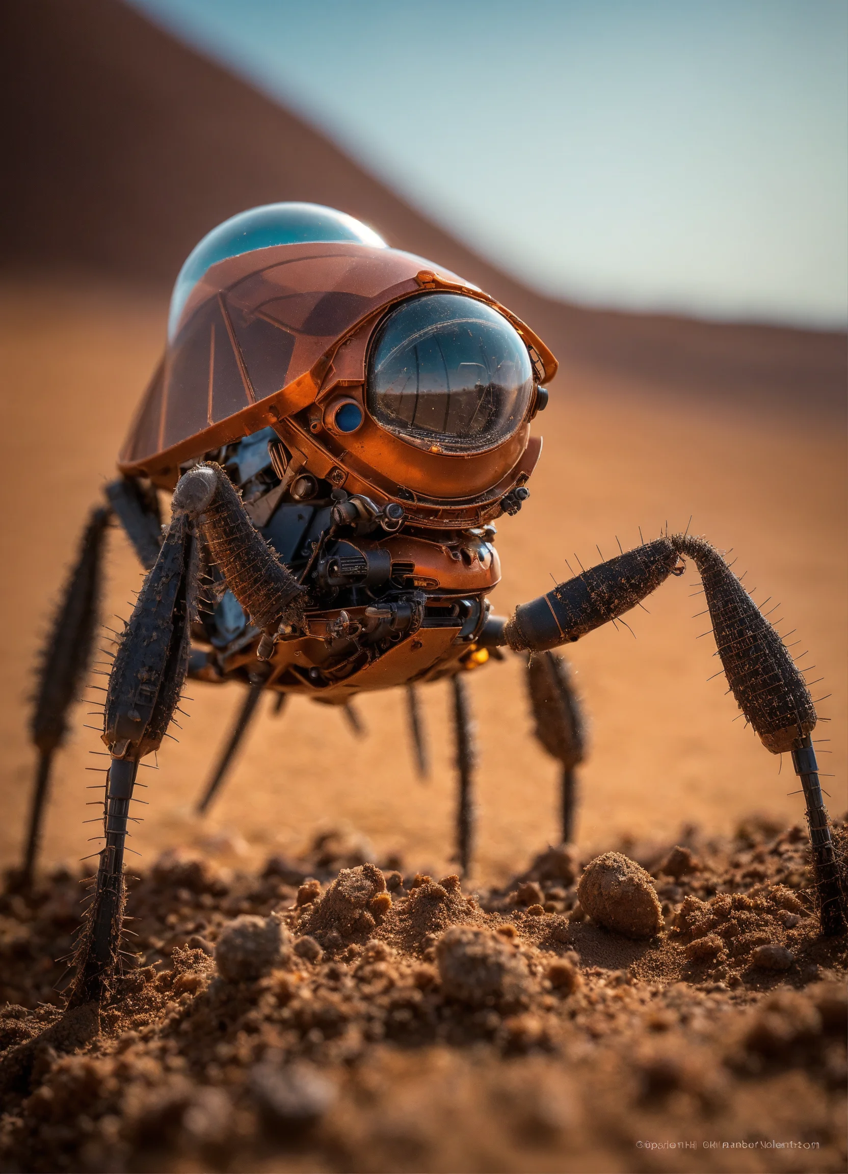 Lexica - Imagine a small, mouse-sized creature with a segmented, insect ...