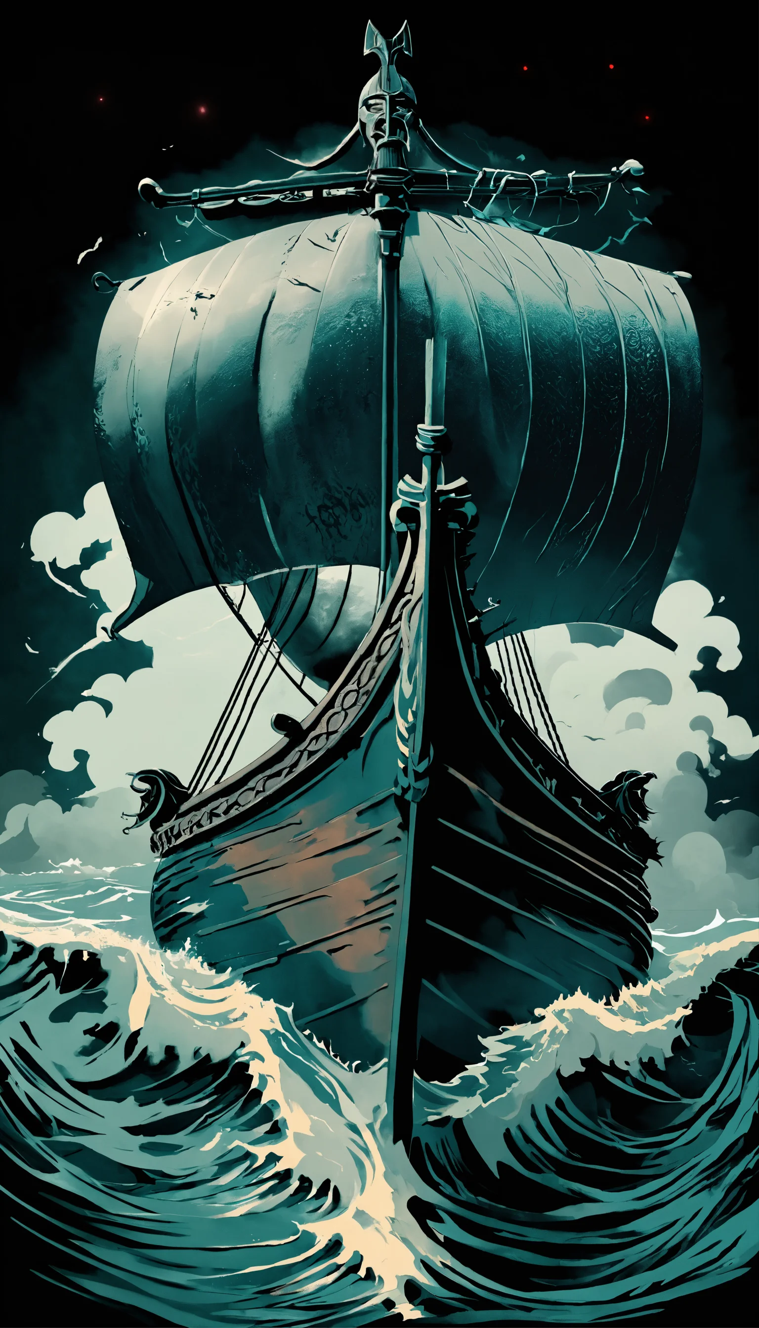 Lexica - A digital illustration of a dramatic and intense scene ...