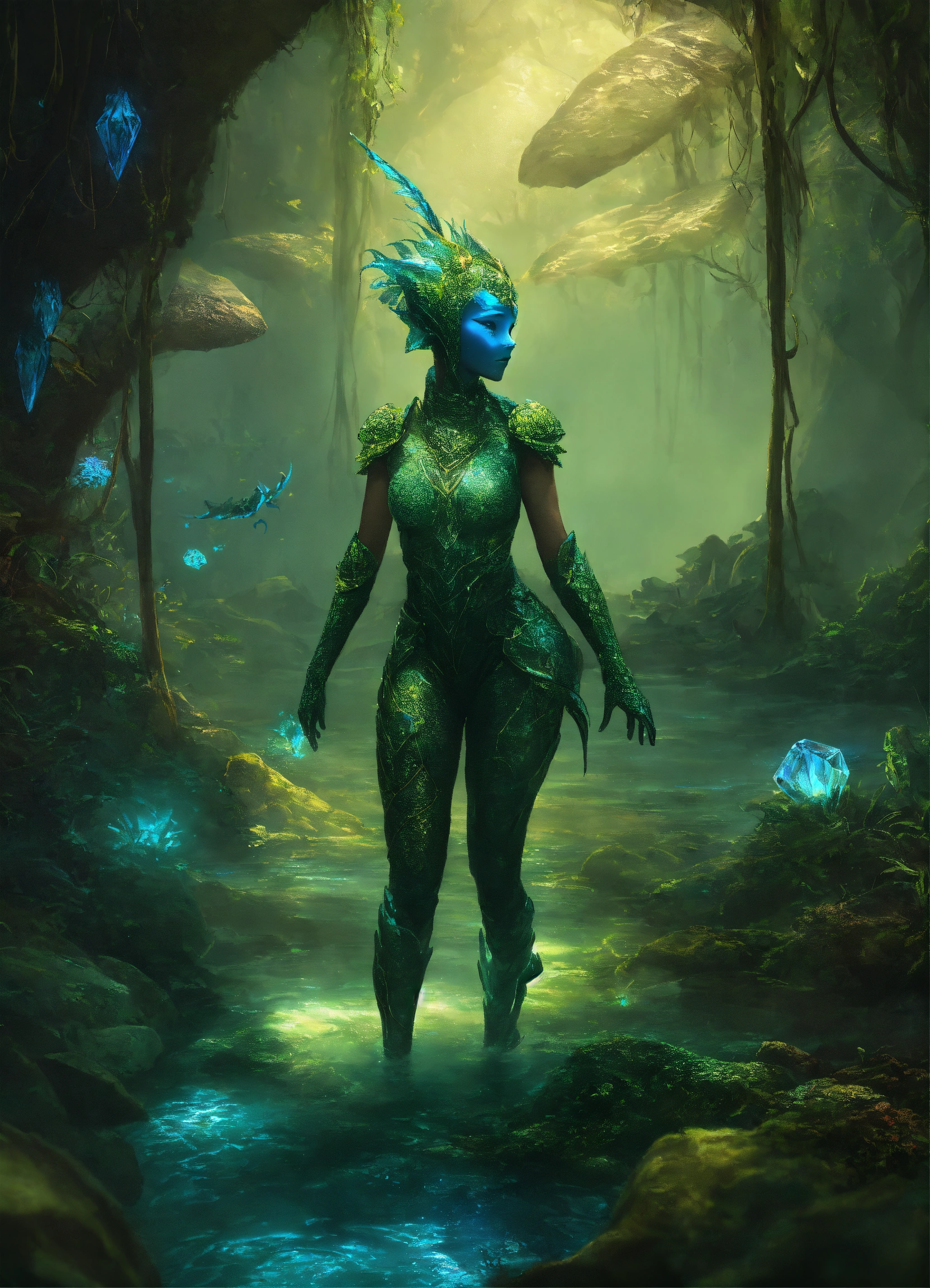 Lexica - In the heart of the Amazon rainforest an image appears of The ...