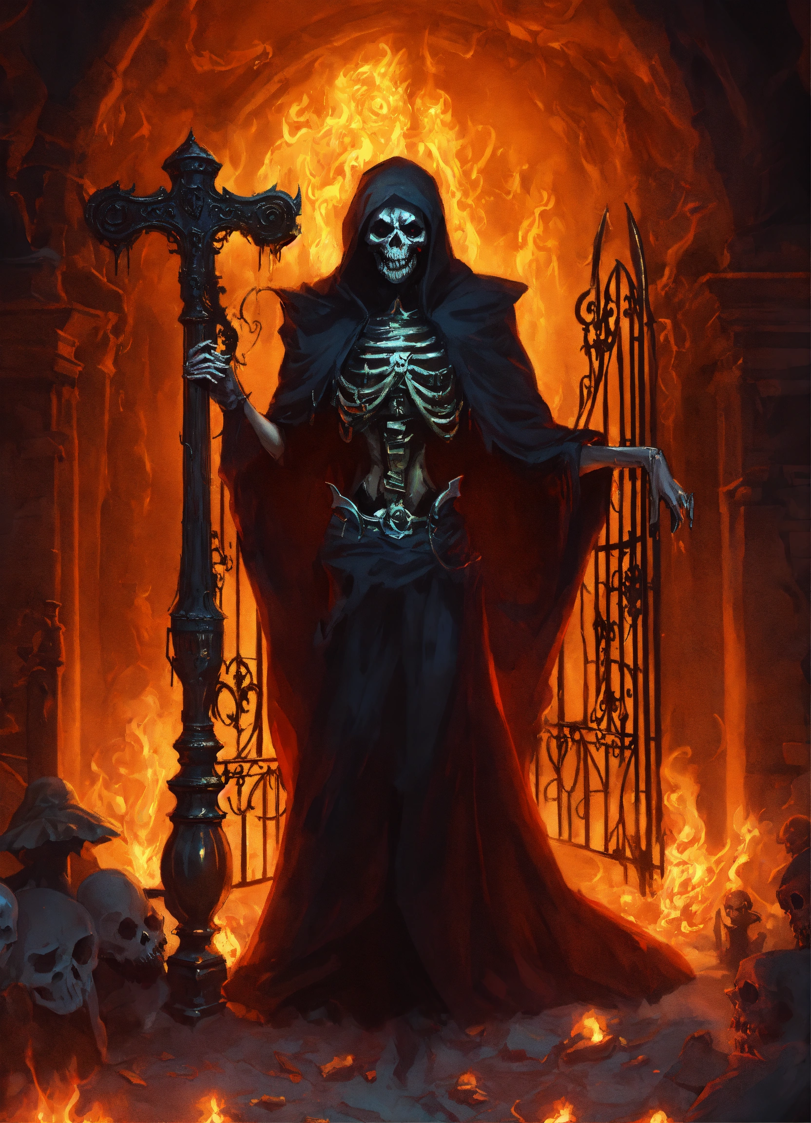 Lexica - Evil crypt keeper at the gates of hell with the ghastly muses ...