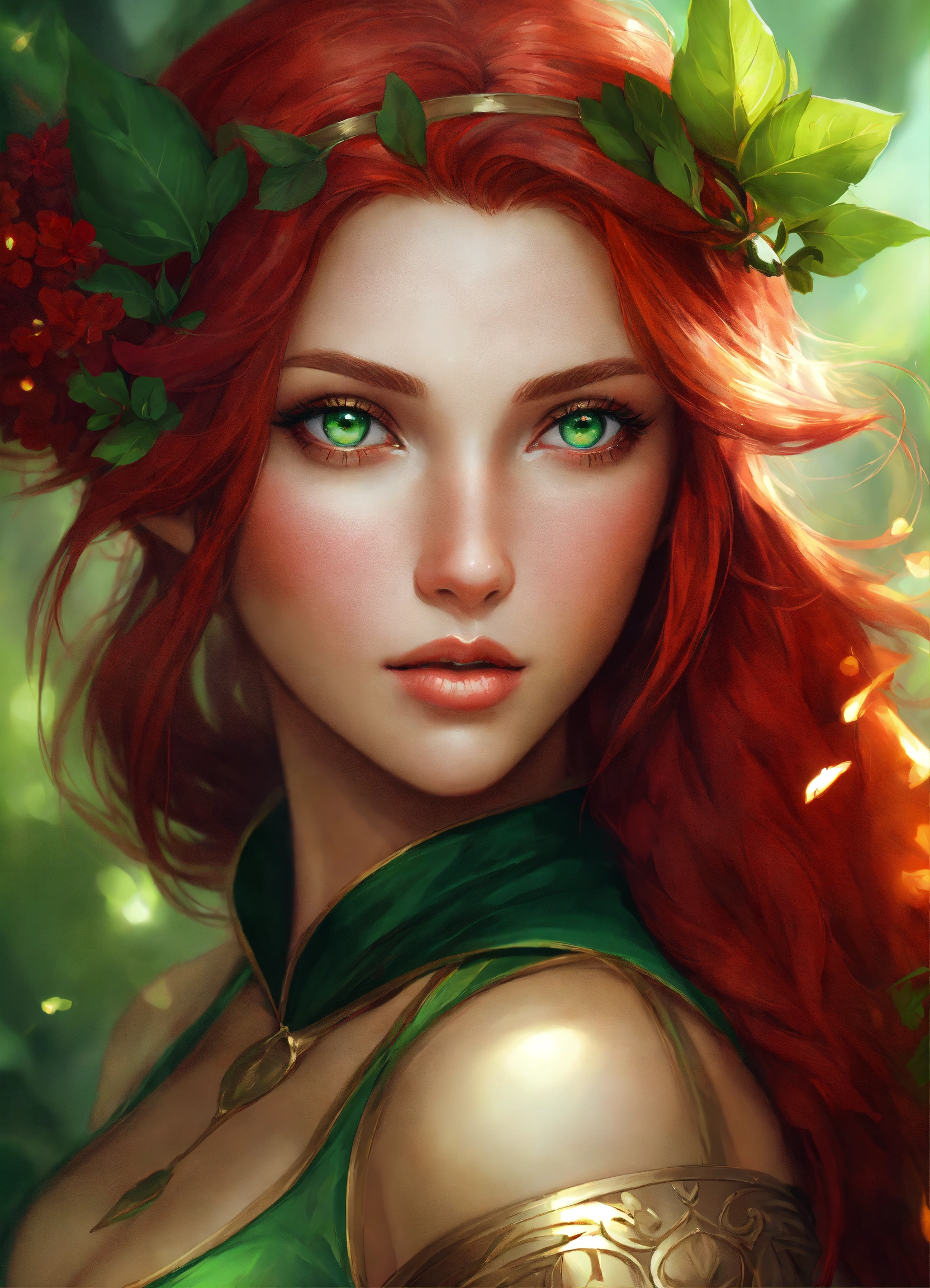 Lexica - Beautiful Elf, digital art, art by artgerm, female, medieval ...