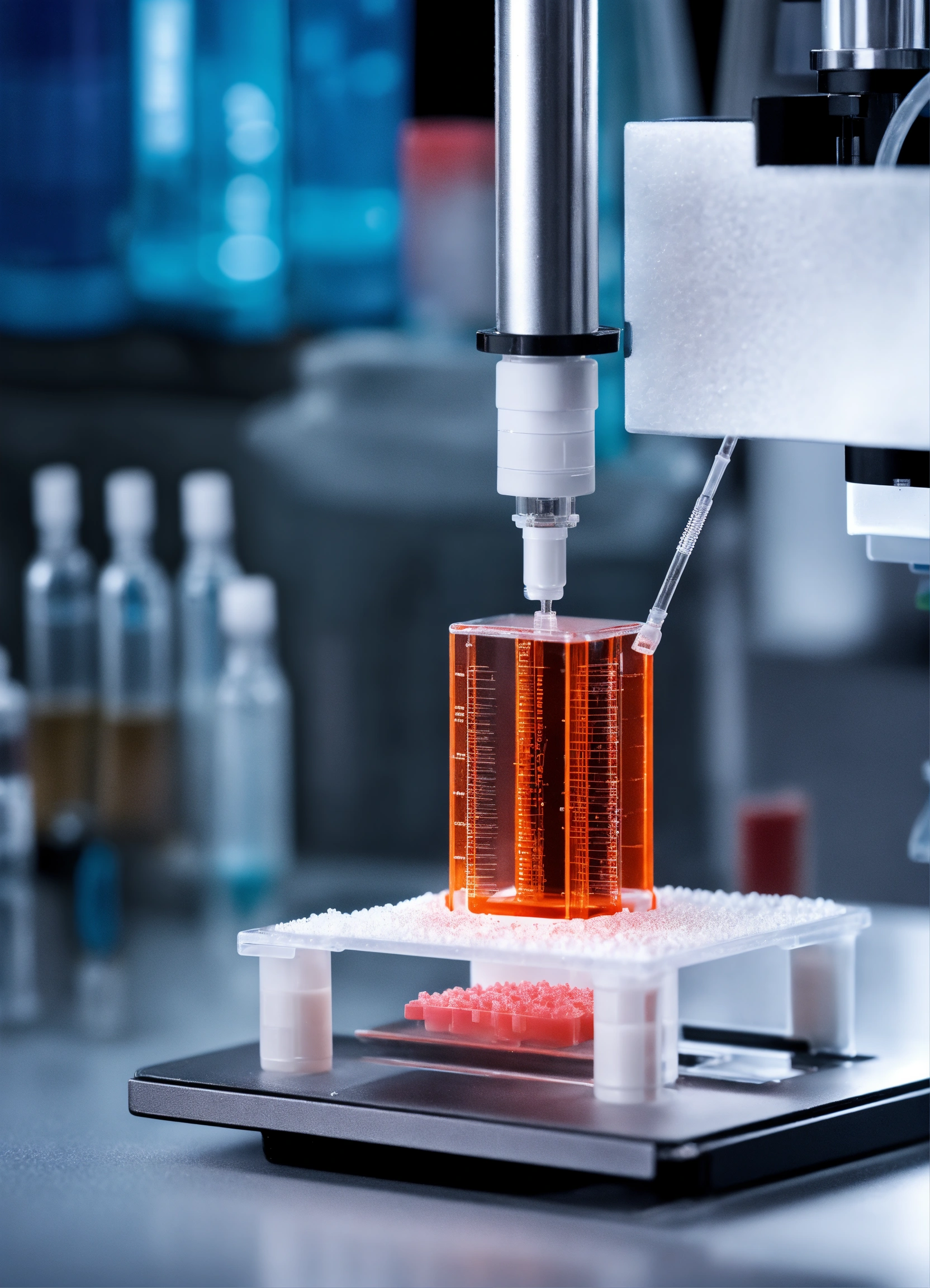 Lexica - 3d bioprinting of single fine channles in white mass with ...