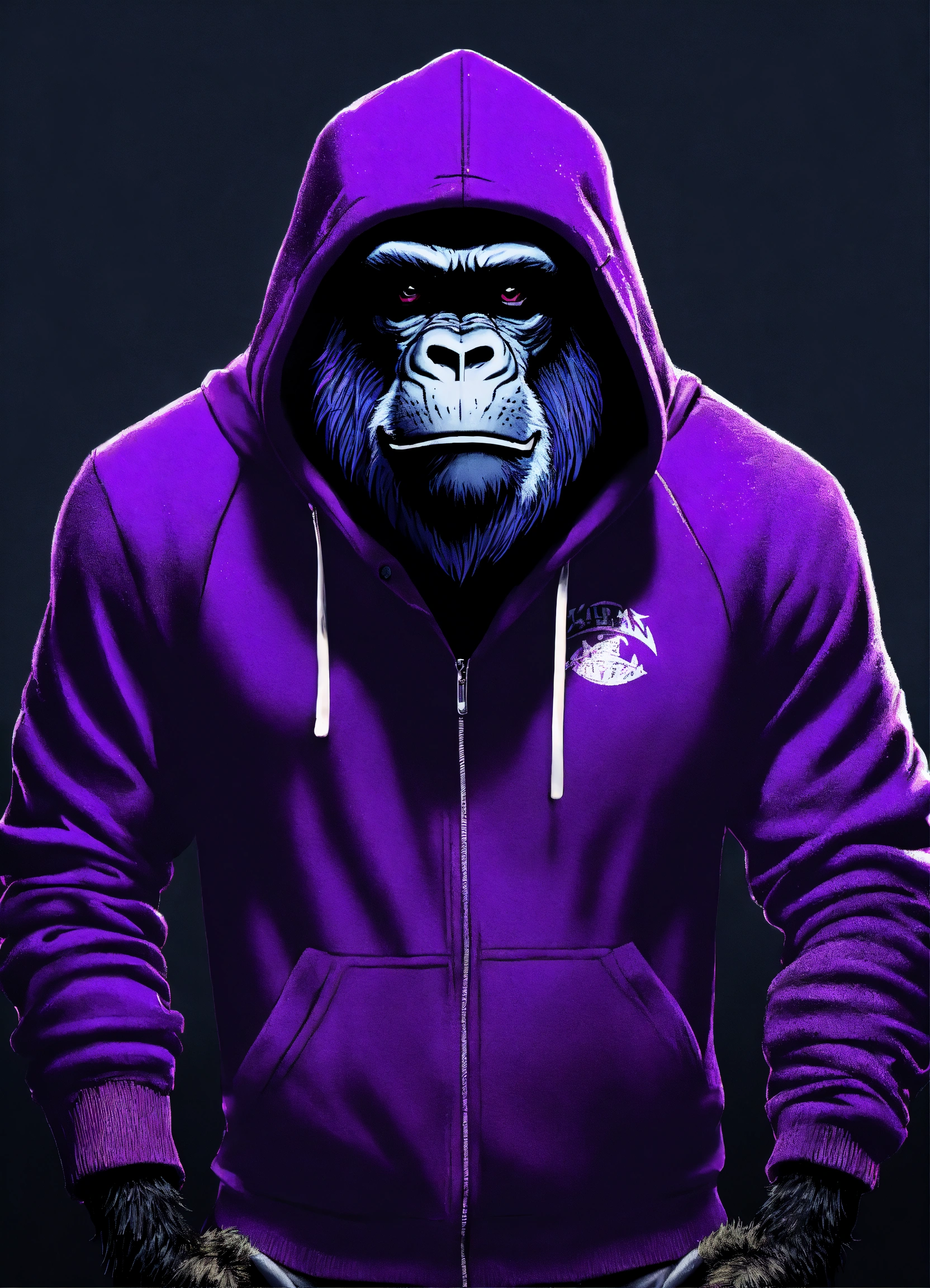 Lexica - Gangster werewolf gangster gorilla wearing hoodies and ...