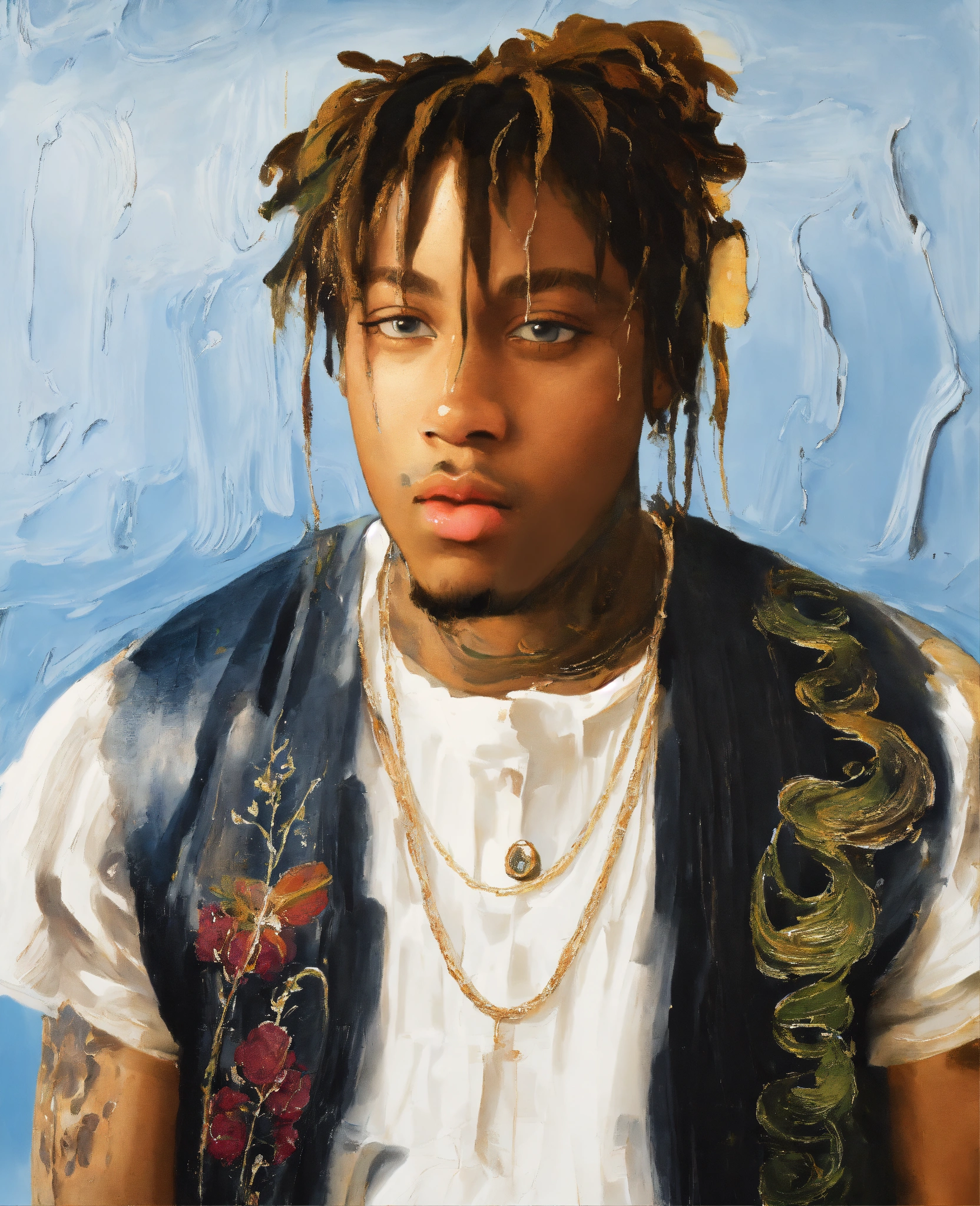 Lexica - Paint Juice Wrld in the painting style of Leonardo Da Vinci. A ...