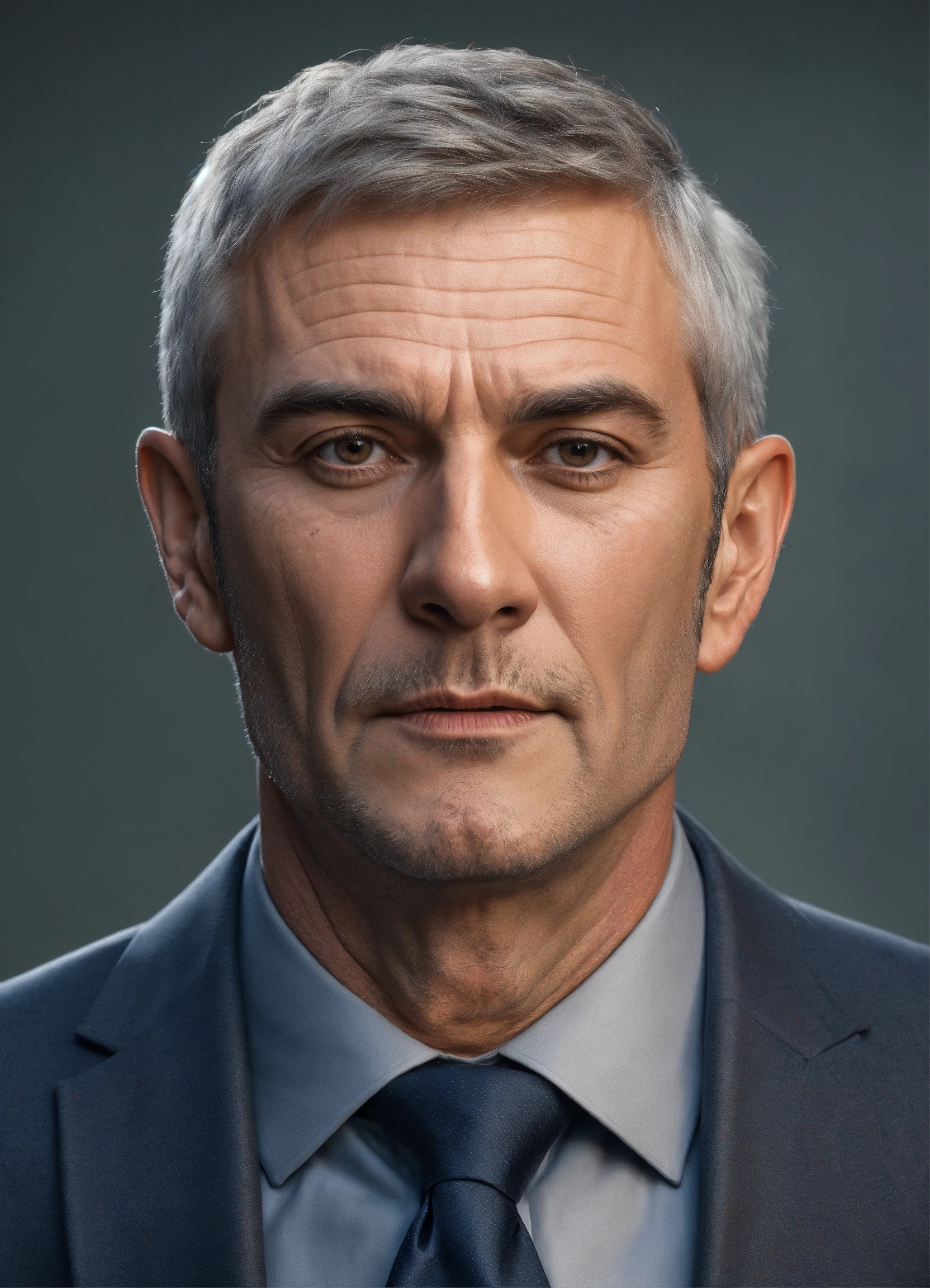 Lexica - A realistic photo of a thin elegant 50-year-old french man ...