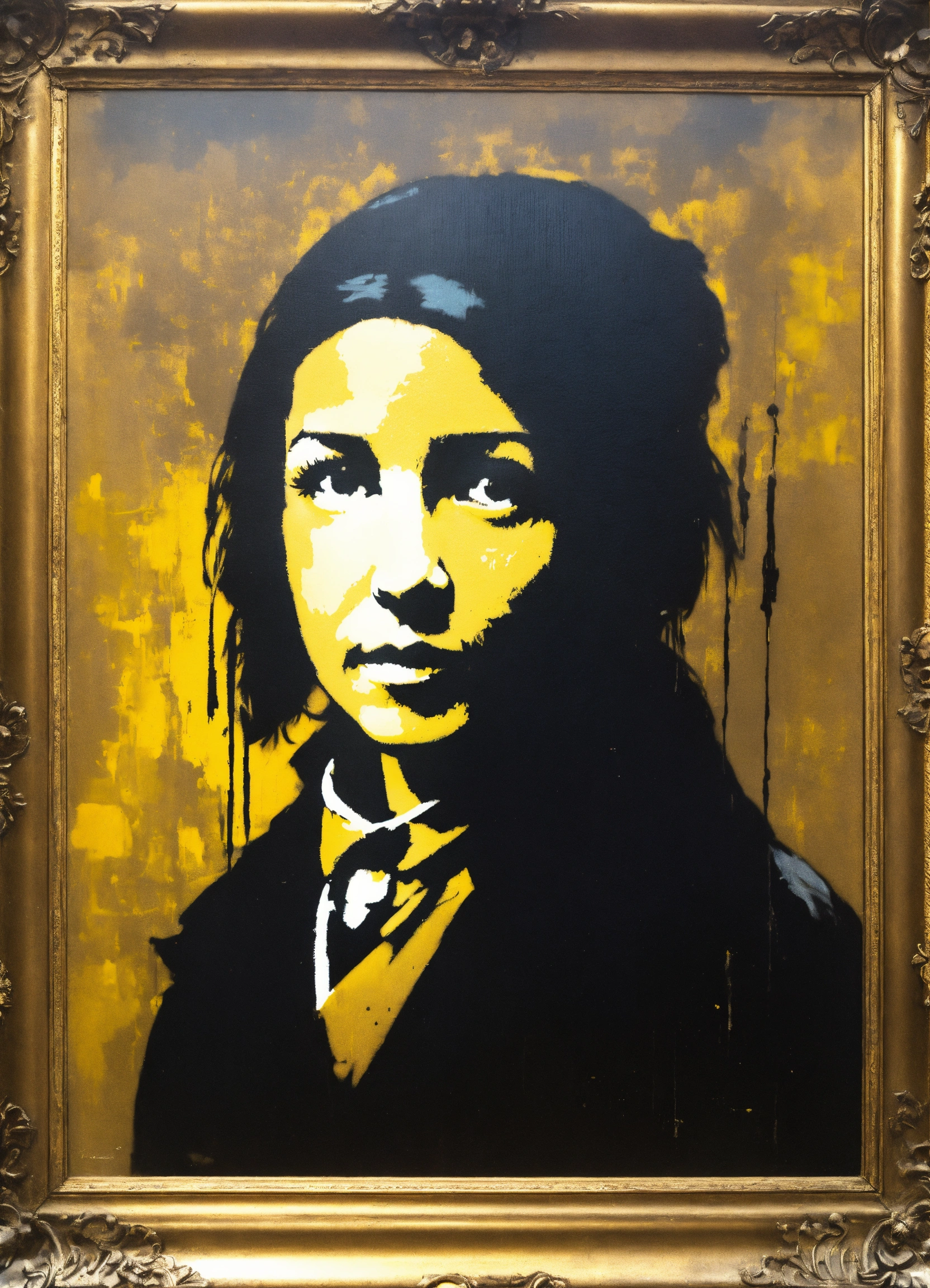 Lexica - Make banksy art on portrait