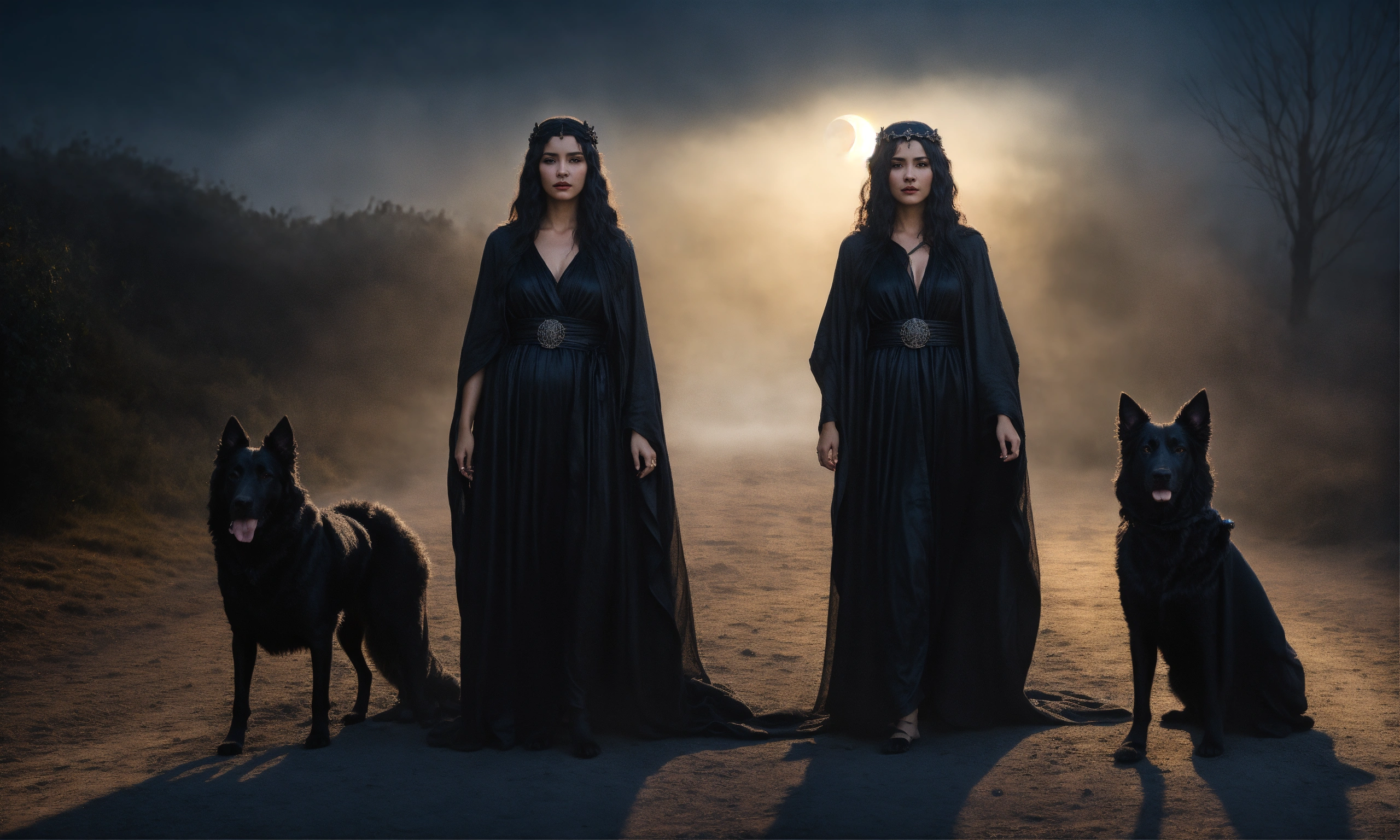 Lexica - Cinematic, greek mythology, goddess Hecate at the crossroads ...