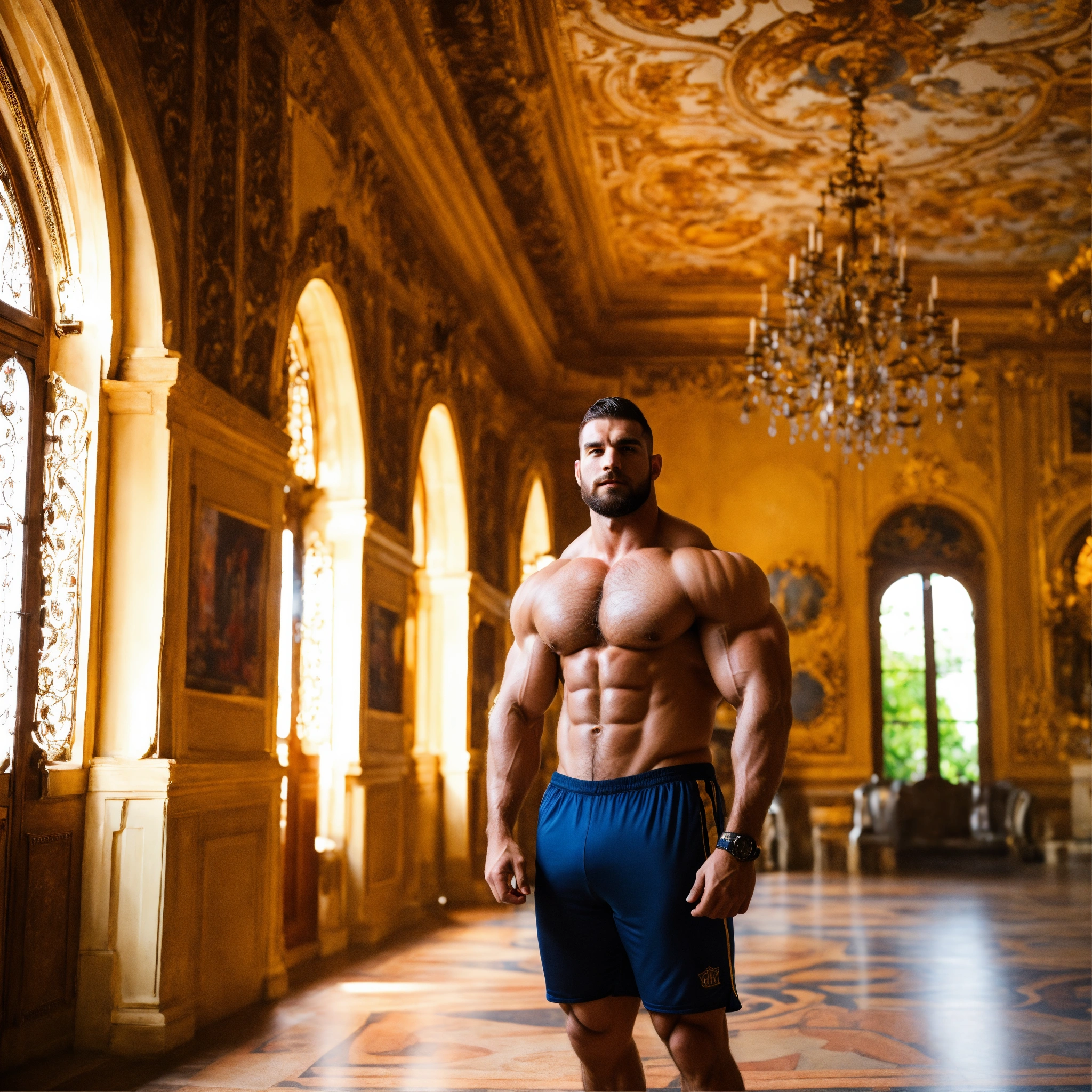 Lexica - 30-year-old hairy Maltese man with big muscles, big ...