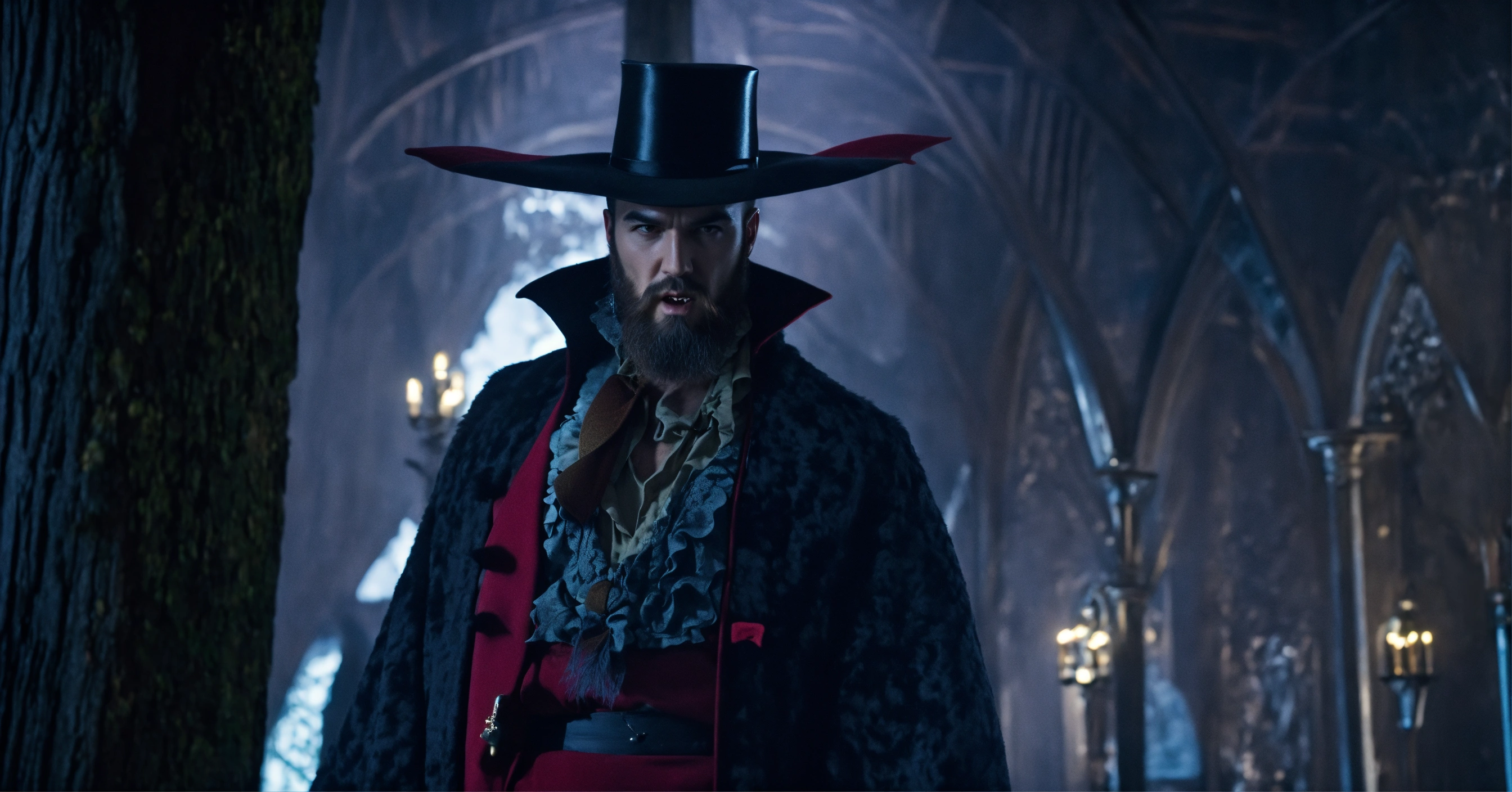 Lexica - Intimidating, male, vampire, beard