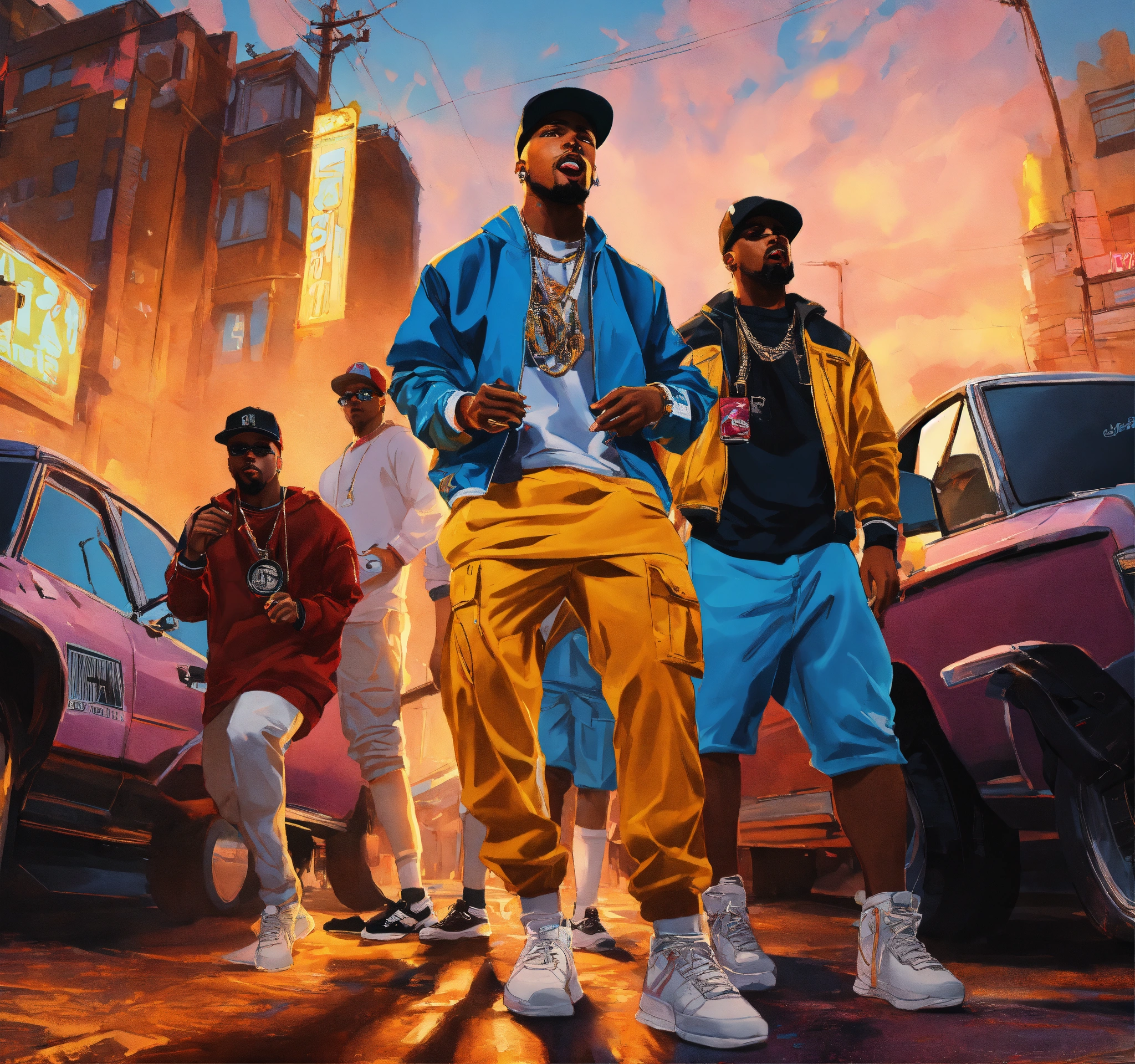 Lexica - Full body Pop art, hyperrealist portrait of rapper "Cassidy ...