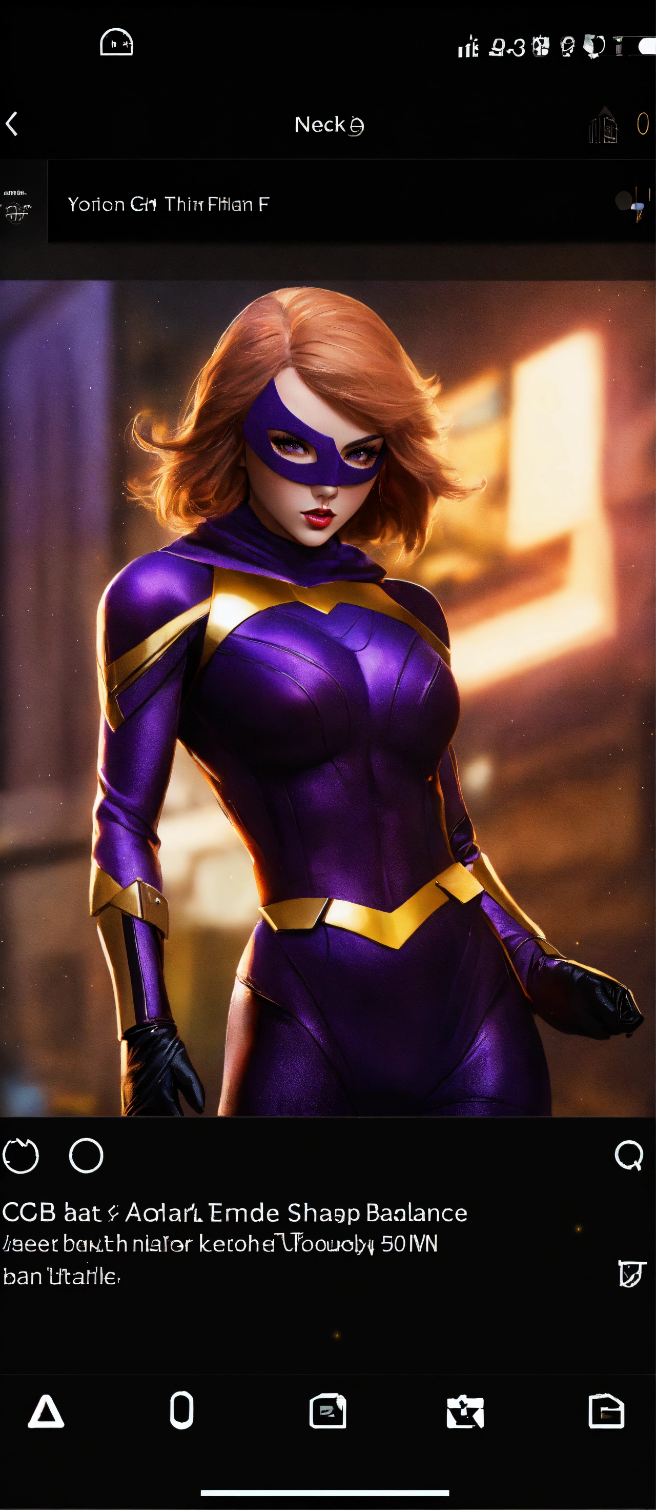 Lexica - Bat girl, Female 23 years old, looks like Taylor Swift, elegant, muscular , thin, dark ...