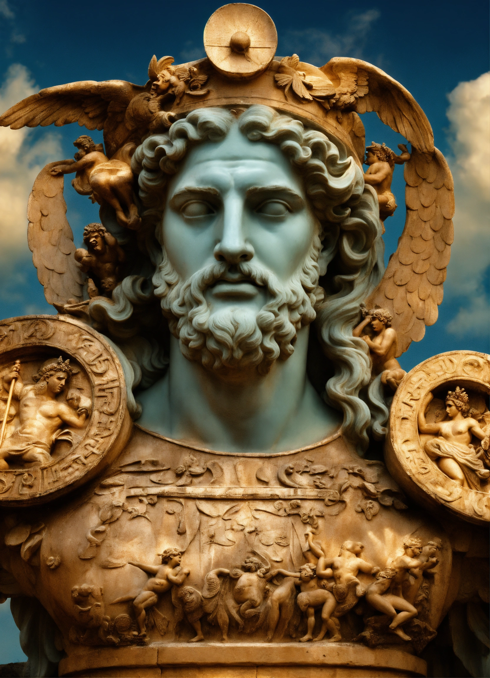 Lexica - 12 greek olympian gods, crazy look on faces