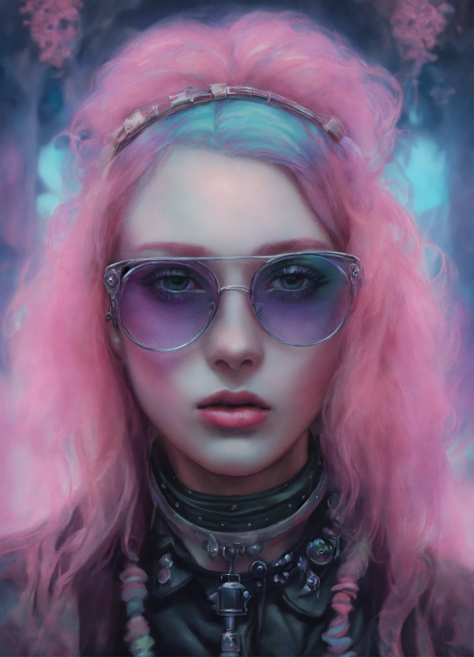 Lexica - I’m Photorealistic pastel Ghost portrait of A gothic grunge ...